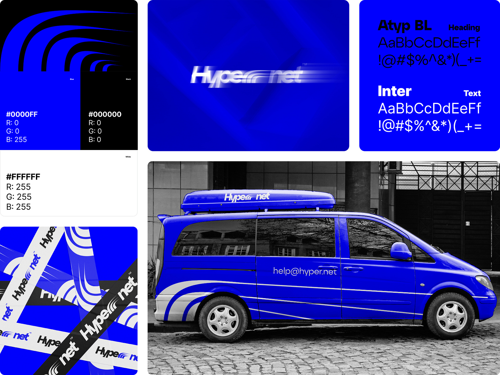 Brand identity and logo design for Hypernet ISP by Imtiaz Hossain Naim ...