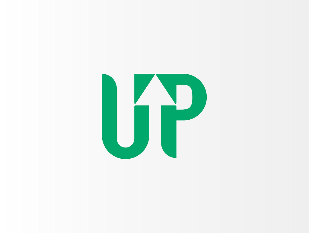 Letter UP with Arrow Logo Design by Dimas Rahmat on Dribbble