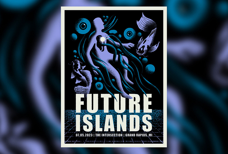 Future Islands Poster by Caitlin Muncy on Dribbble