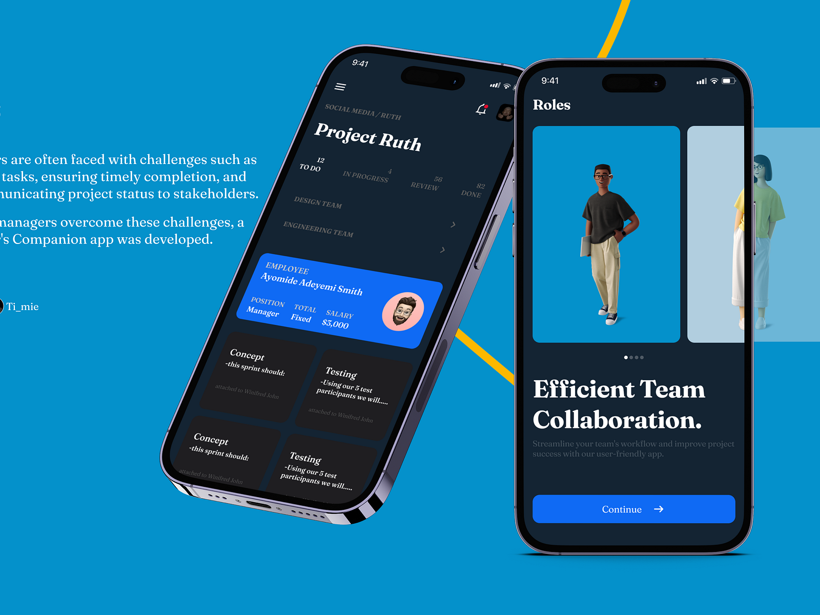 Roles - Project Management App by Iyoro ebitimi on Dribbble