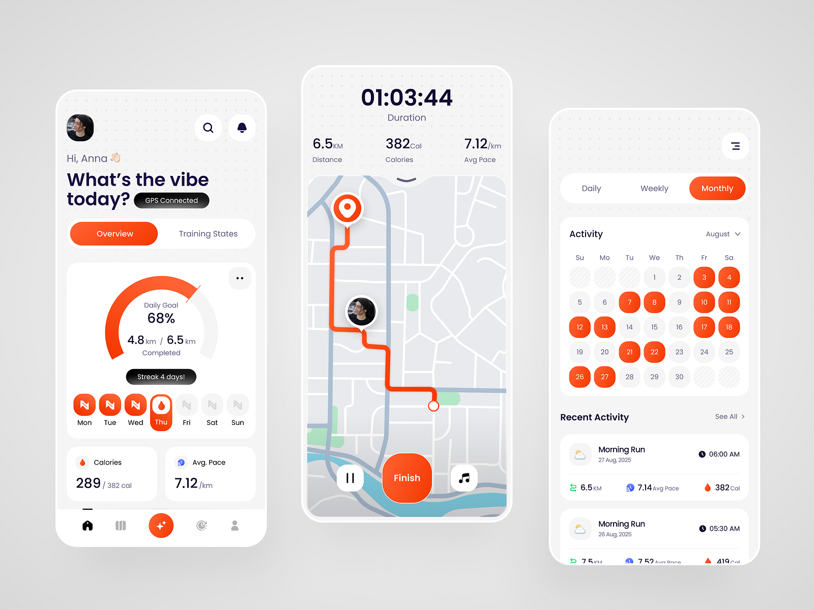 AI Running Mobile App by Saripudin A. on Dribbble