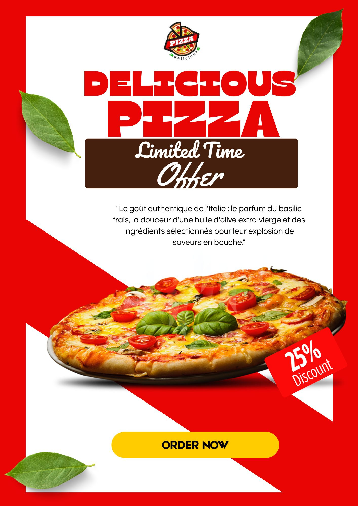 Delicious Pizza by soa fetra on Dribbble