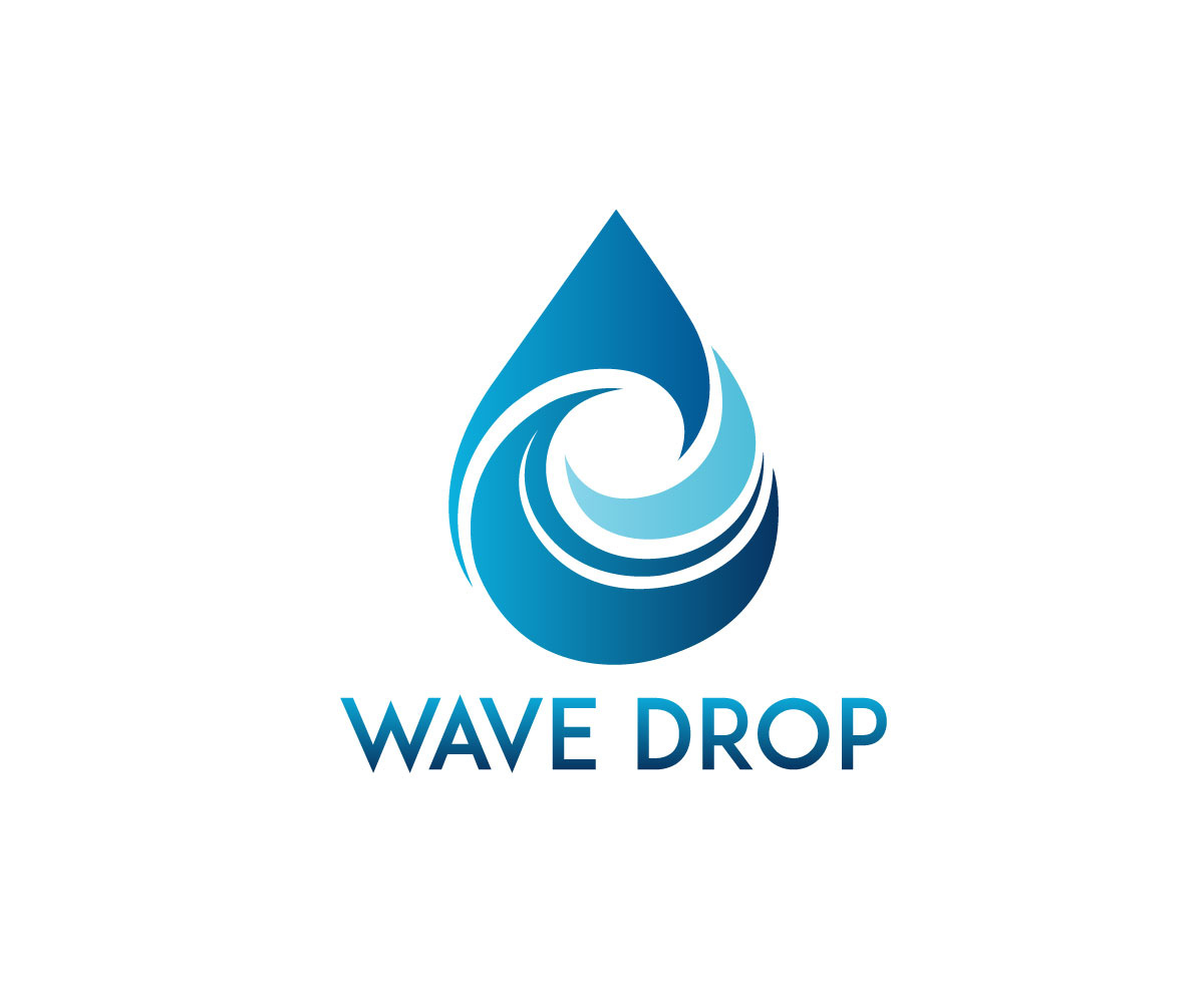 Wave Drop Logo Design by MD.MANIK SEKH on Dribbble