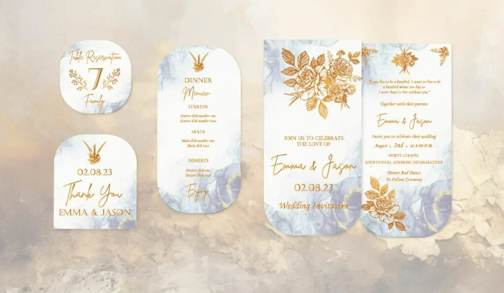 Fairytale Wedding Invitation Concept by Celeste Bronkhorst on Dribbble