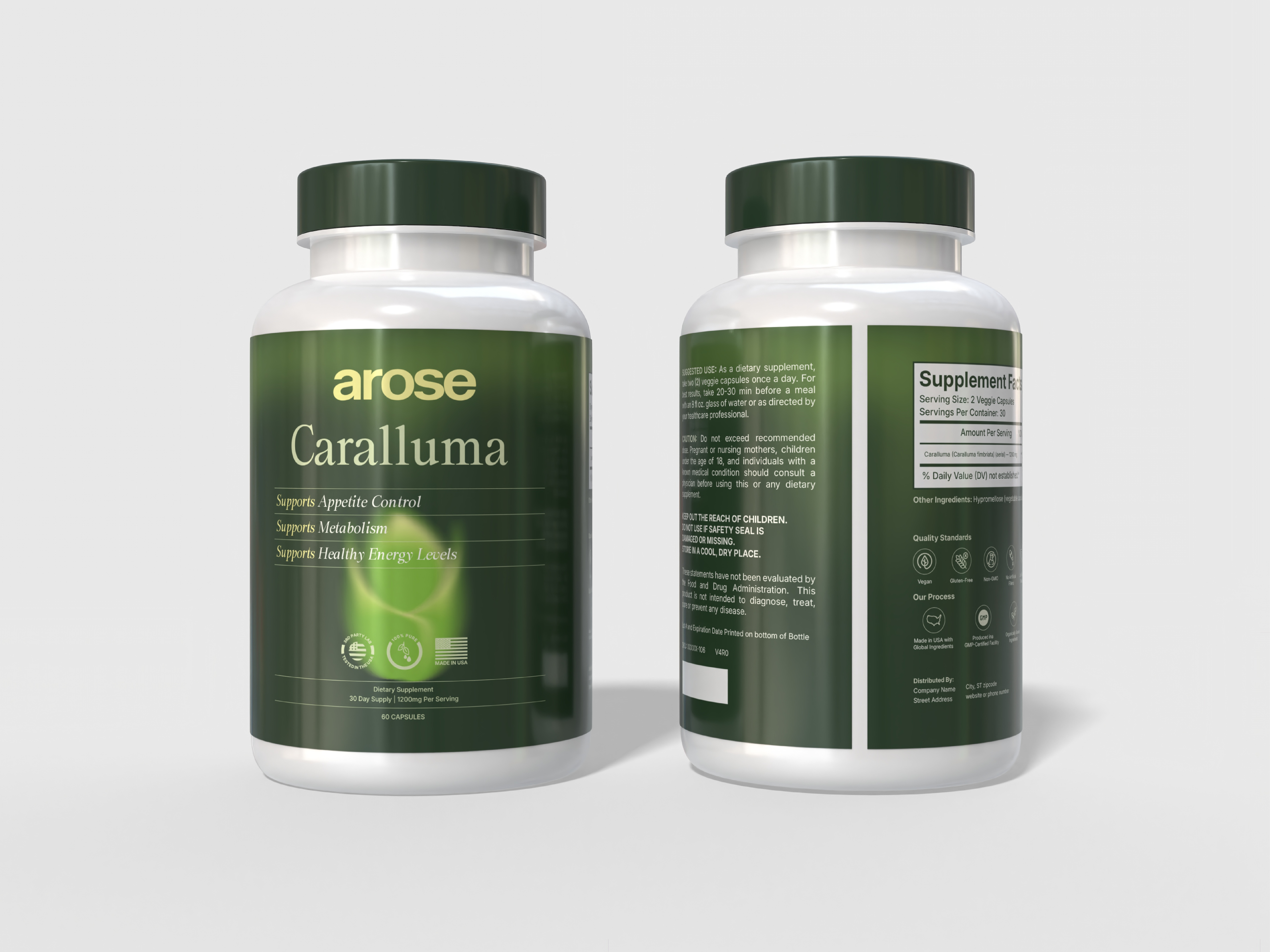 Caralluma | Supplement Packaging Design by Abubokkor Siddique for ...