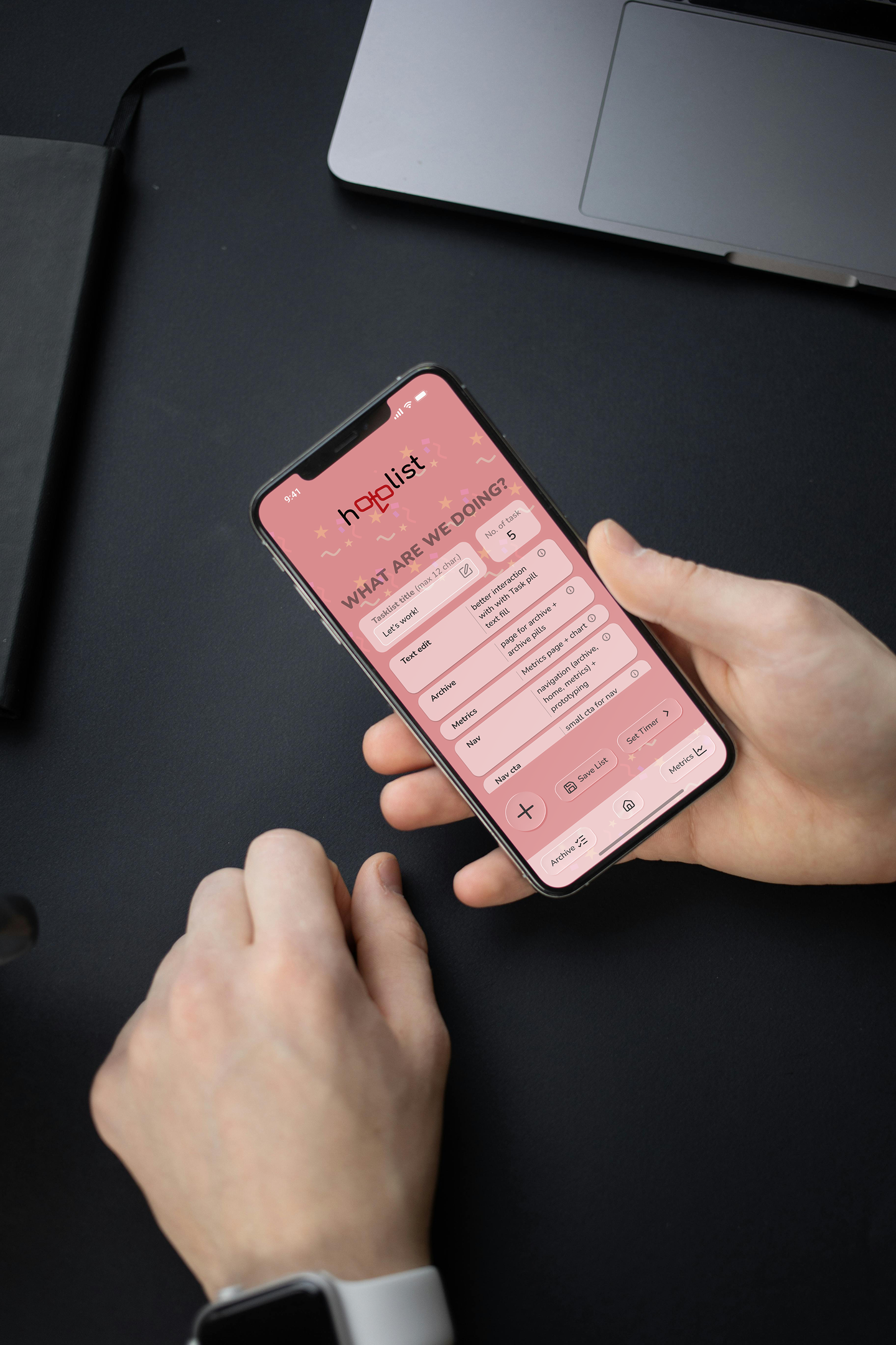 Hololist - Make your work more fun! by Dennis Dabergotz on Dribbble