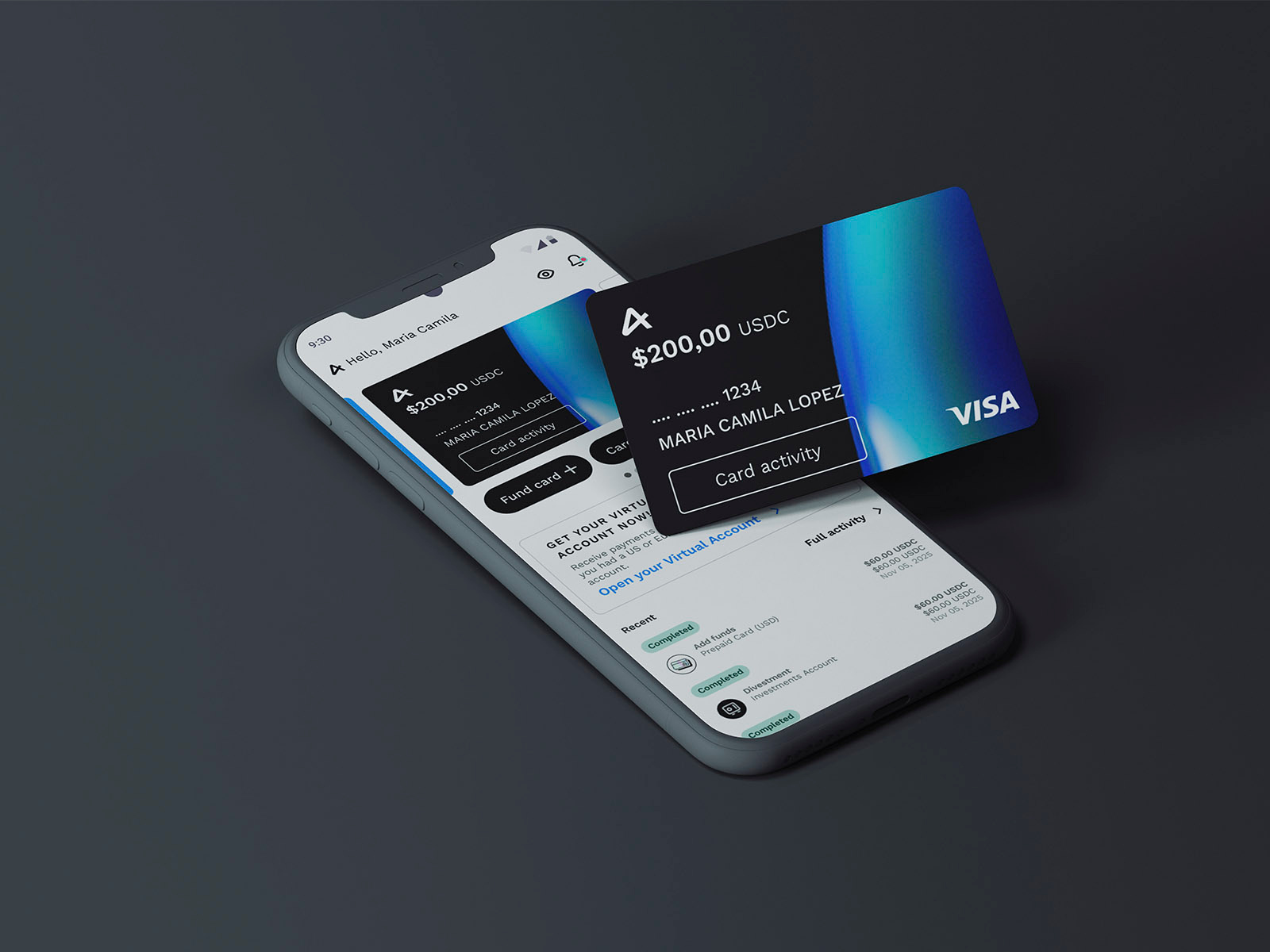 Airtm home app redesign - light mode by Lucia Bustamante on Dribbble