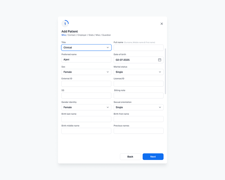 Medicas — Patient Modals (Web) by Elijah Oyindamola on Dribbble