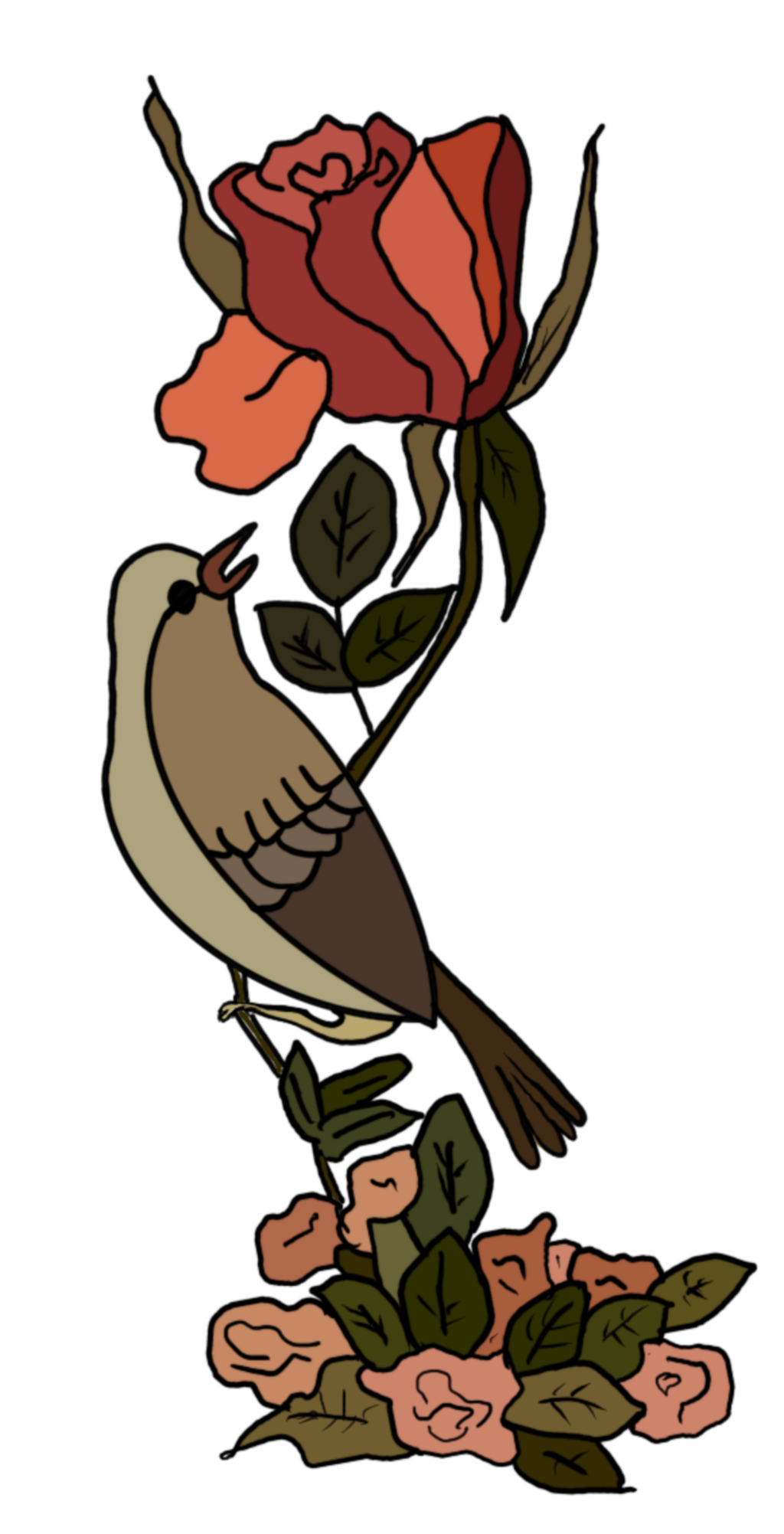 Bird and Flower by Niloofar Latifian on Dribbble