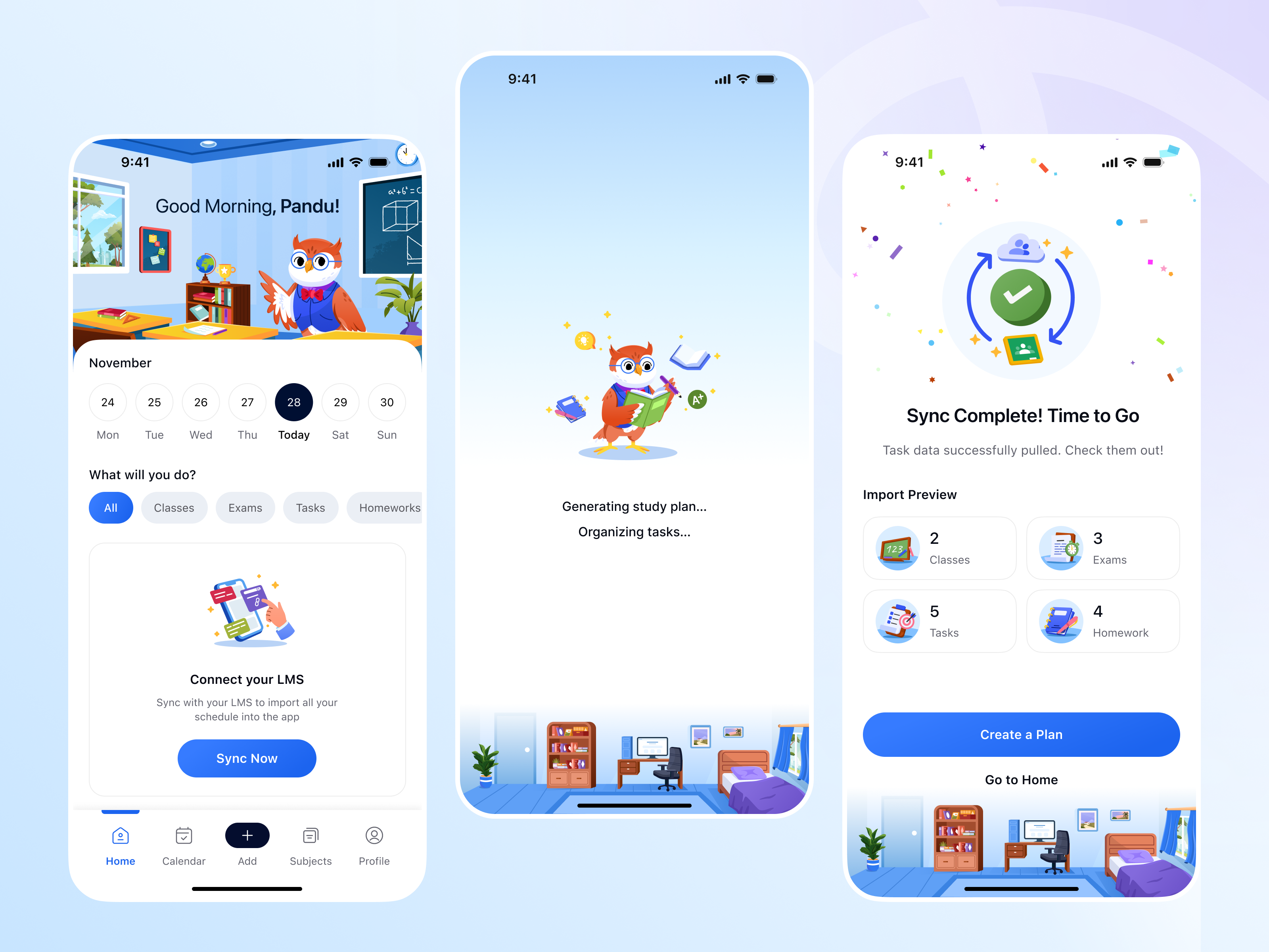 StudySpark - Smart Student Planner UI/UX Animation 📚 by Orely on Dribbble