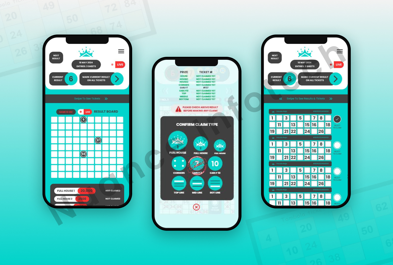 Digital Housie – Real-Time Social Game App UI/UX by Nuance Infotech (UI ...