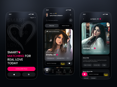 Dating App UI designs, themes, templates and downloadable graphic ...