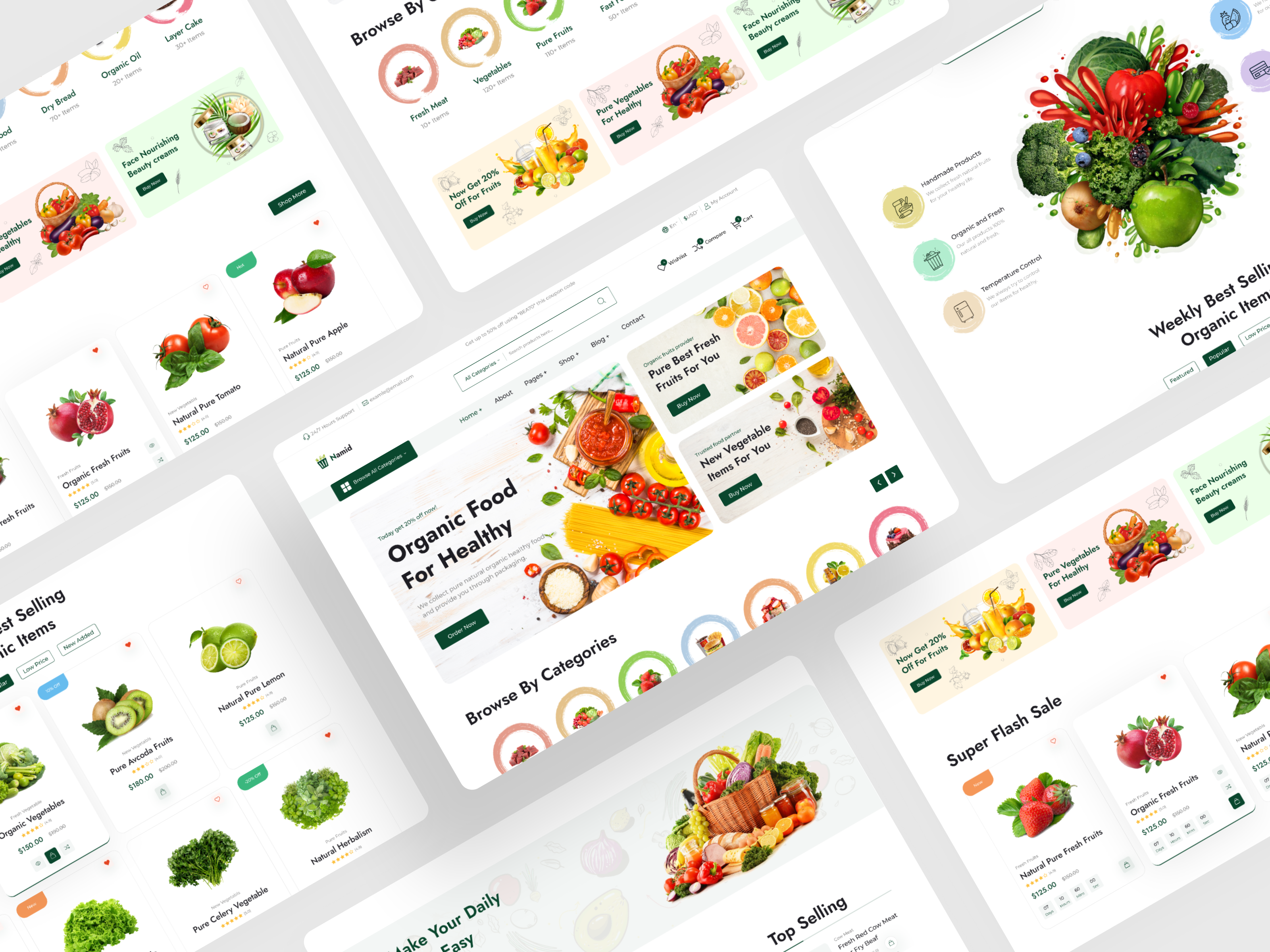 Grocery ecommerce Website by Abdur Razzak 🏅 on Dribbble