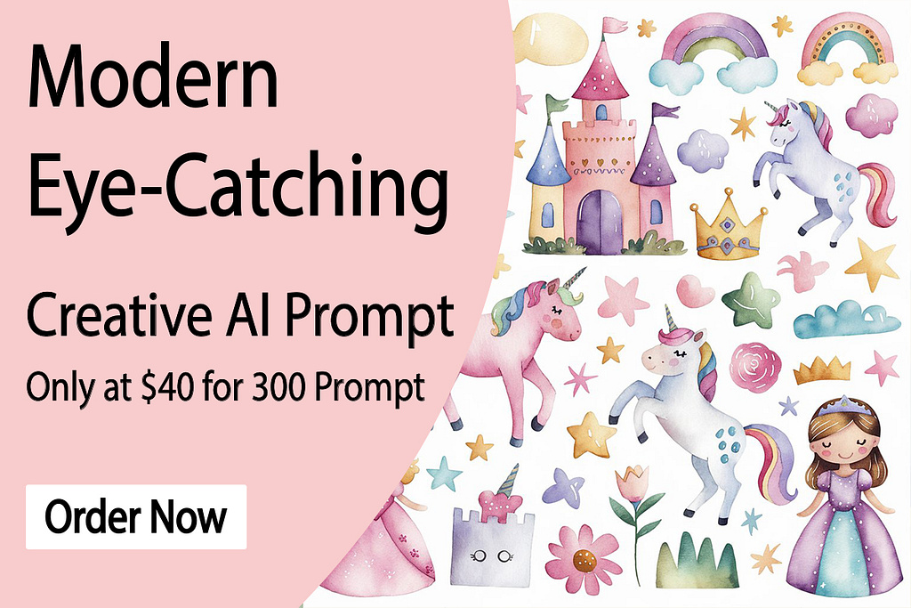 Modern Eye-Catching Creative AI Prompt, Order Now by Araya Alberta ...