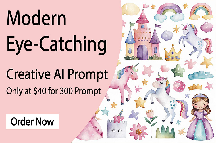 Modern Eye-Catching Creative AI Prompt, Order Now by Araya Alberta ...