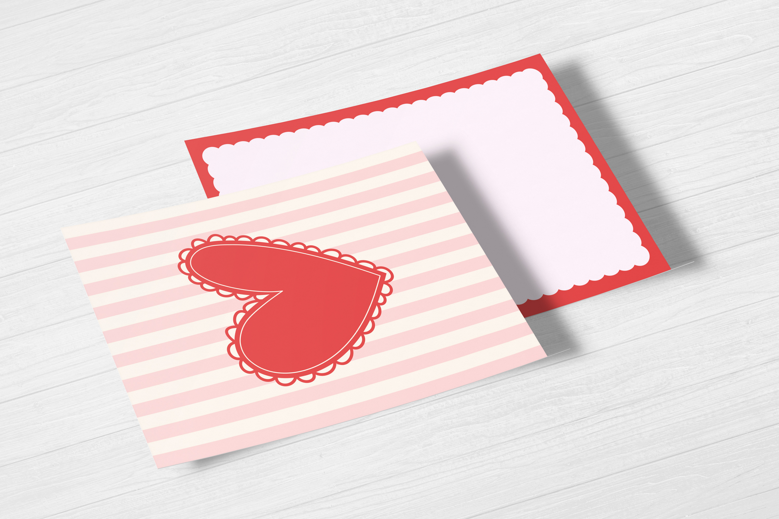 Minimalist Valentine’s Day Printable Cards by Alina Vasylchuk on Dribbble