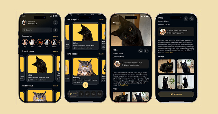 Furry Pets I Case Study I Pet App Design by ANIKA ANJUM on Dribbble