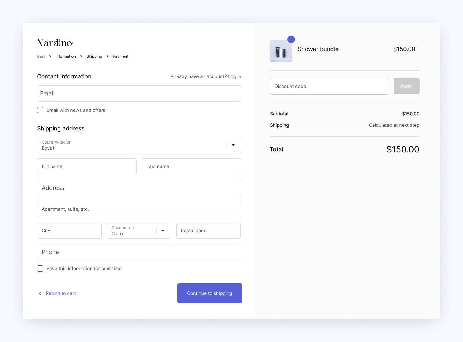 Daily Ui Challenge Checkout By Nardine R Bishay On Dribbble