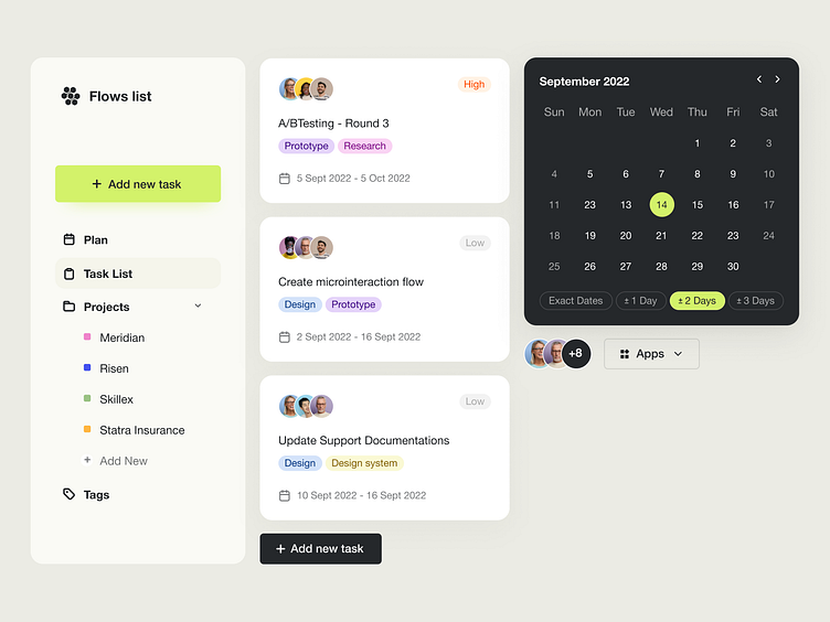Flows UI/UX Elements by Halo Product for Halo Lab 🇺🇦 on Dribbble