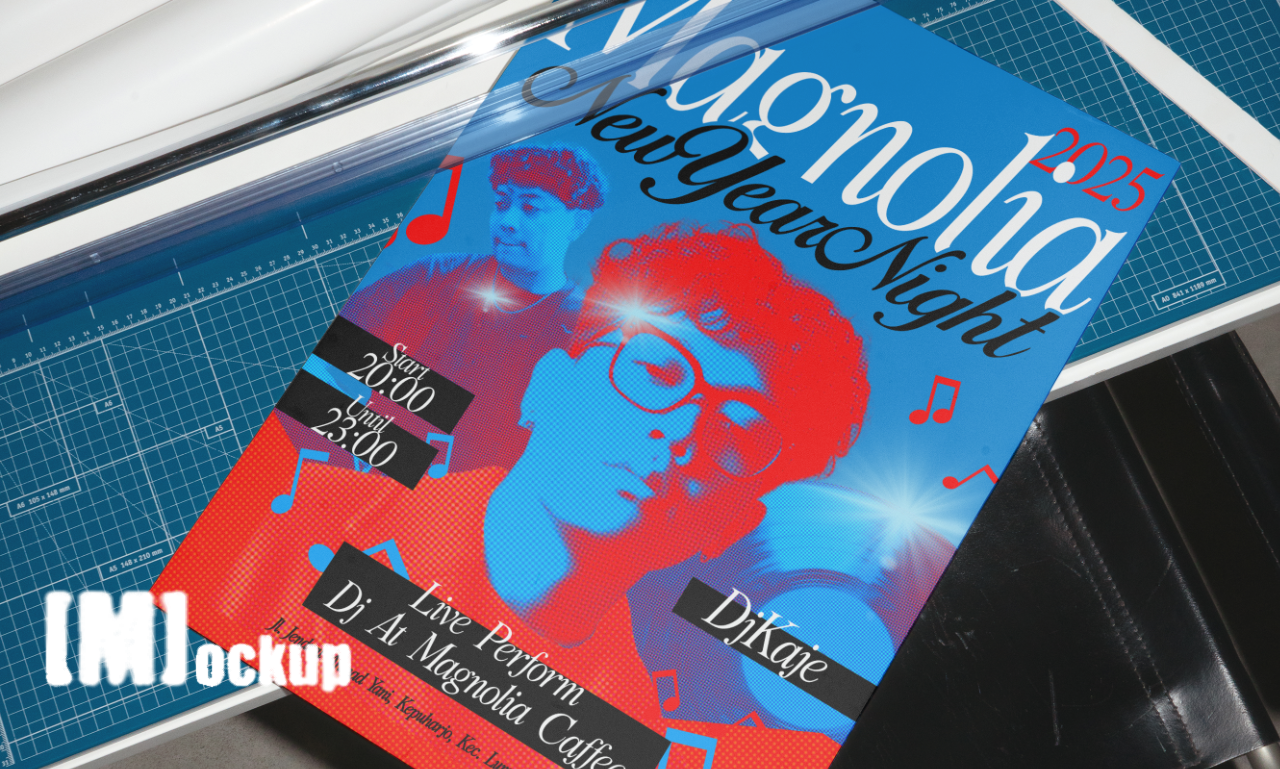 POSTER GIGS FOR " NEW YEAR NIGHT MAGNOLIA DJ " MAGNOLIA CAFE by Nicho ...