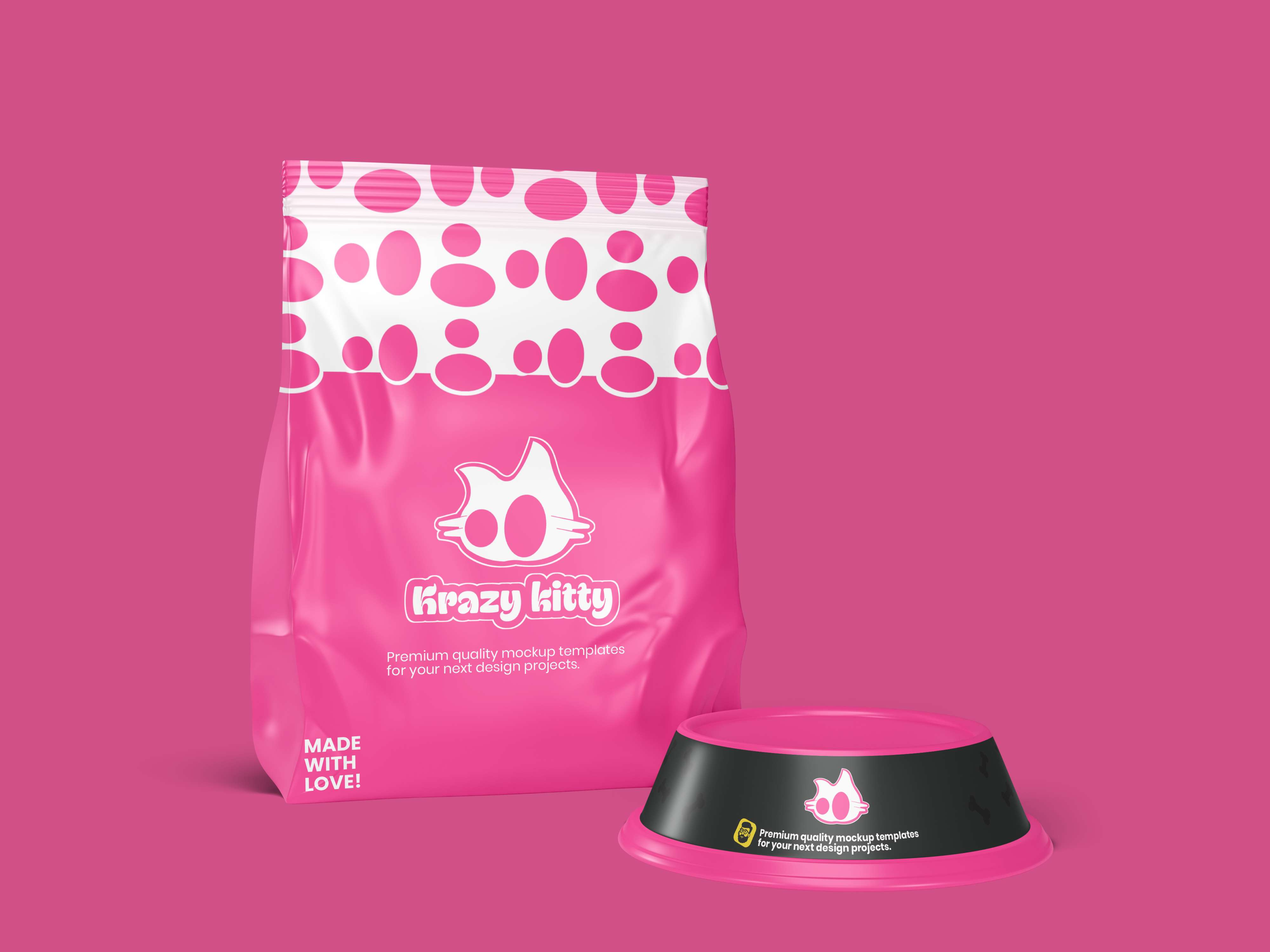 Krazy kitty logo by Clarke.Designs on Dribbble