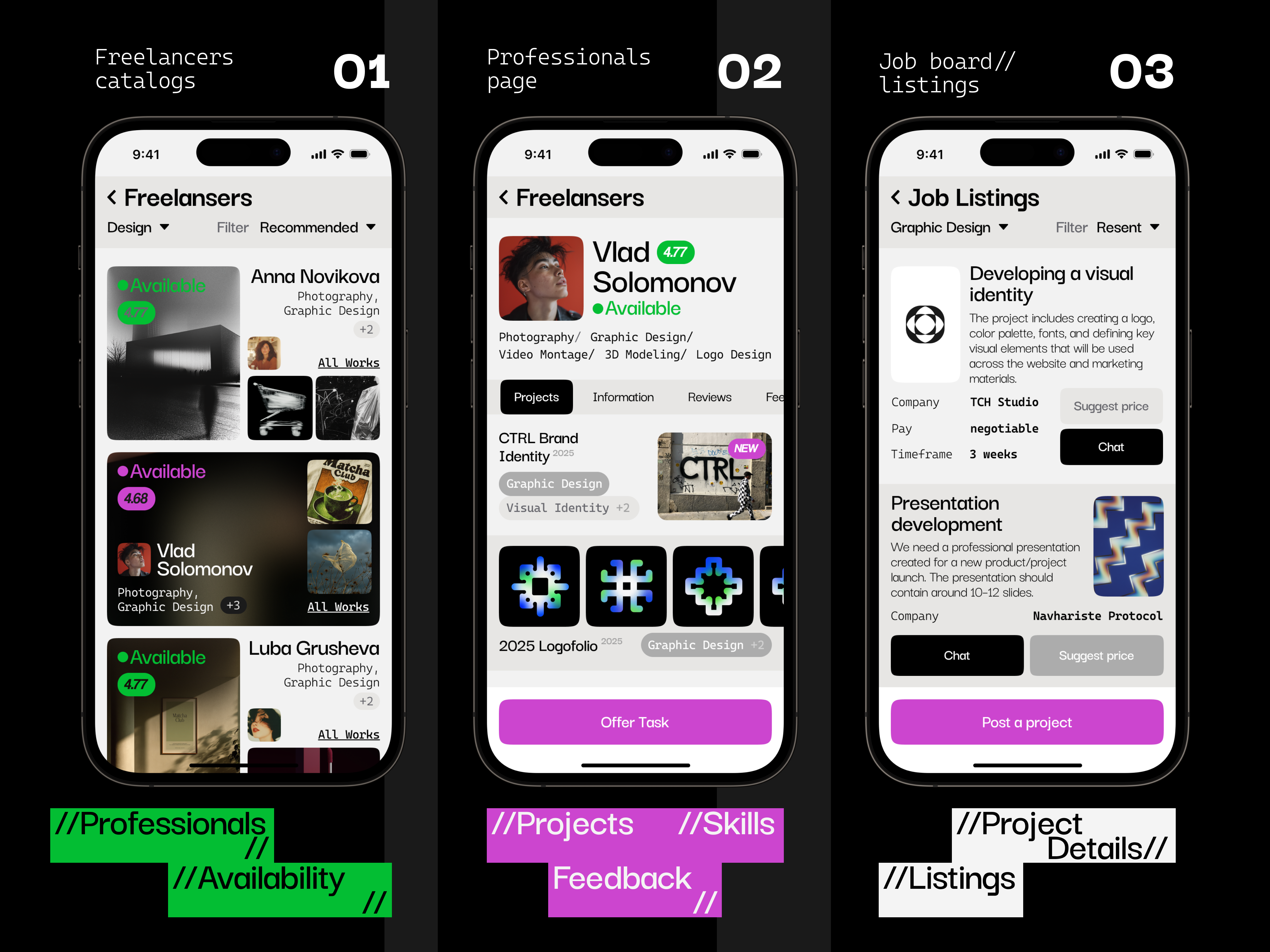Freelance Hub Mobile iOS App Design by Purrweb UI/UX Agency on Dribbble