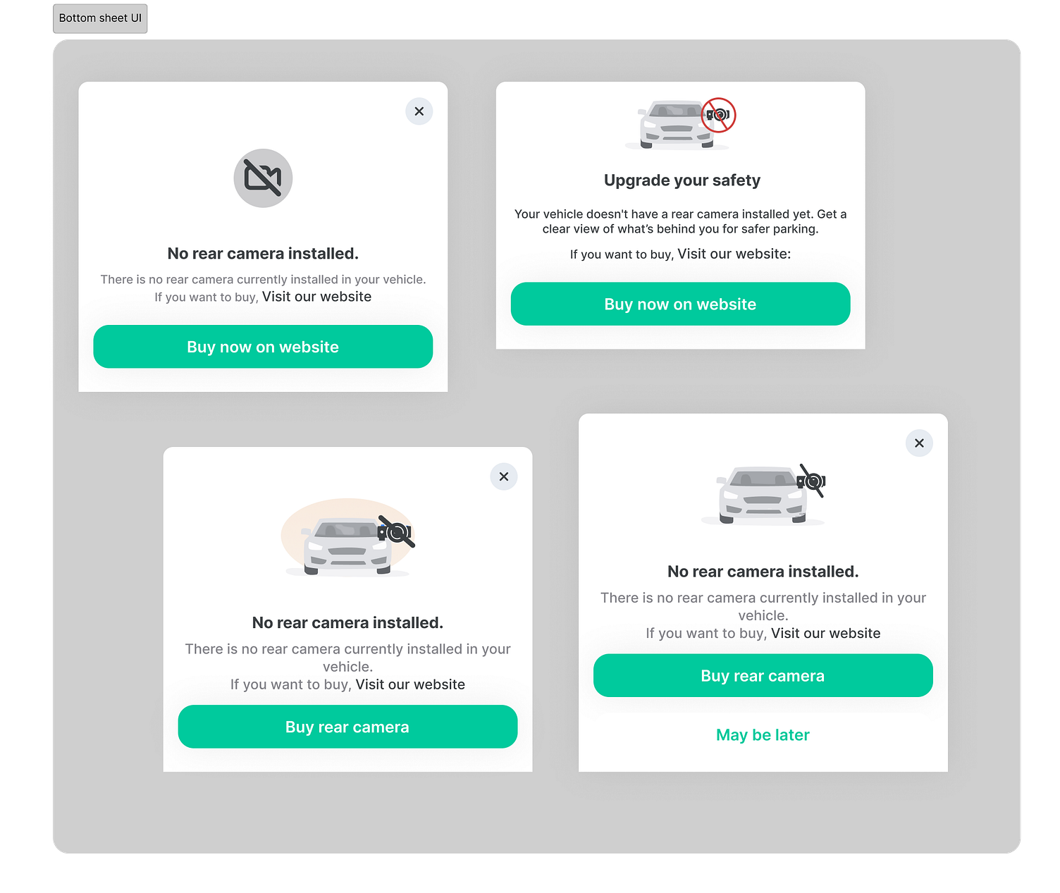 Bottom Sheet UI by Ankit on Dribbble