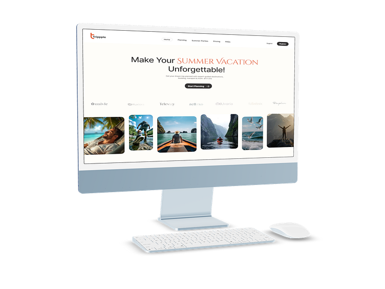 Travel Website - Hero Section UI Design by Hridoy Das on Dribbble