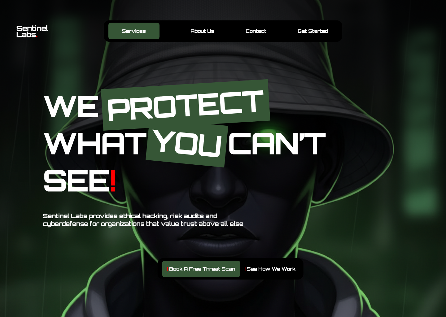 Cybersecurity Landing Page — High-Impact Hero Section by Nwaribe Henry ...