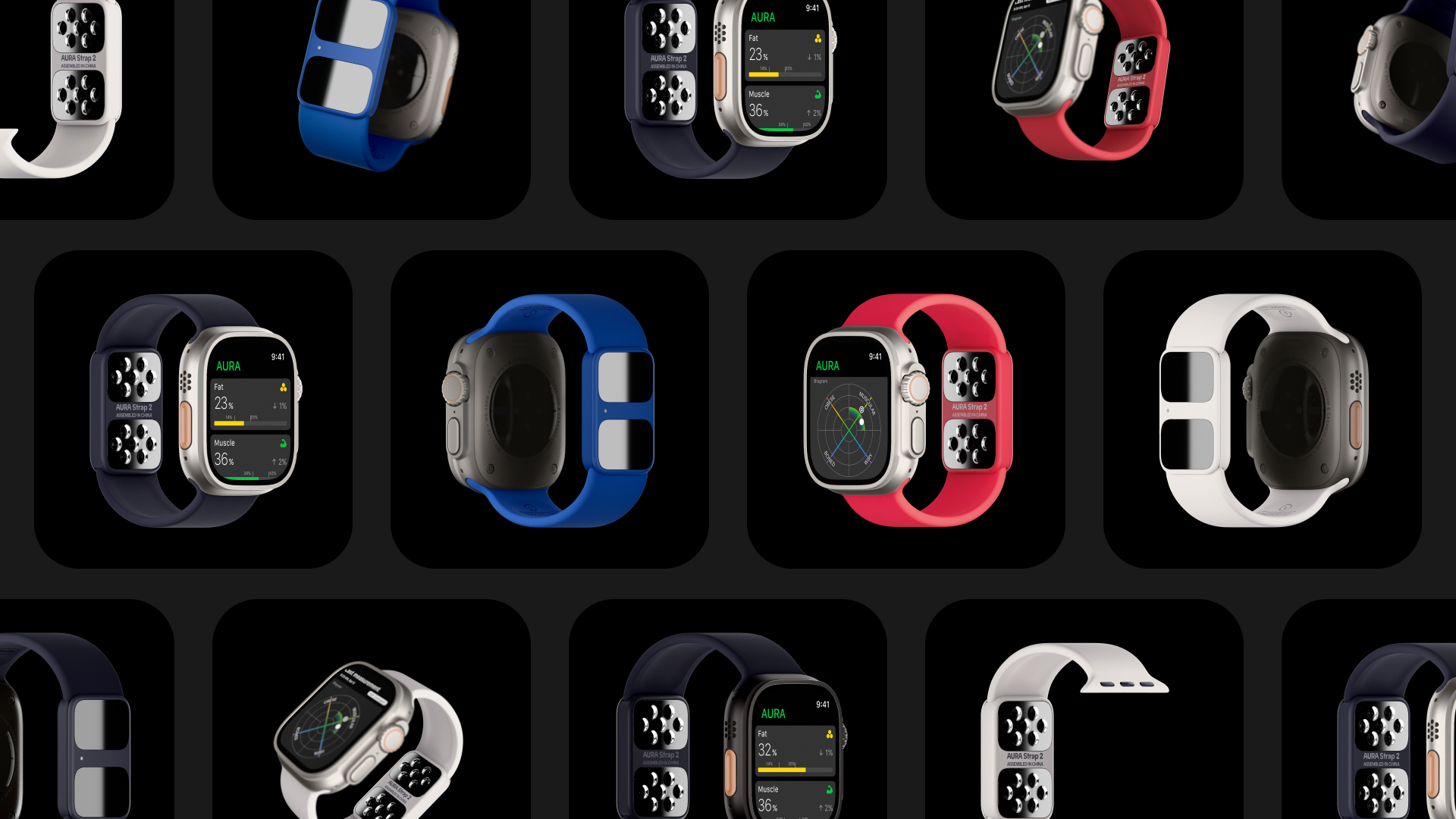 AURA Strap 2 Product Renders by Valsi Nats on Dribbble