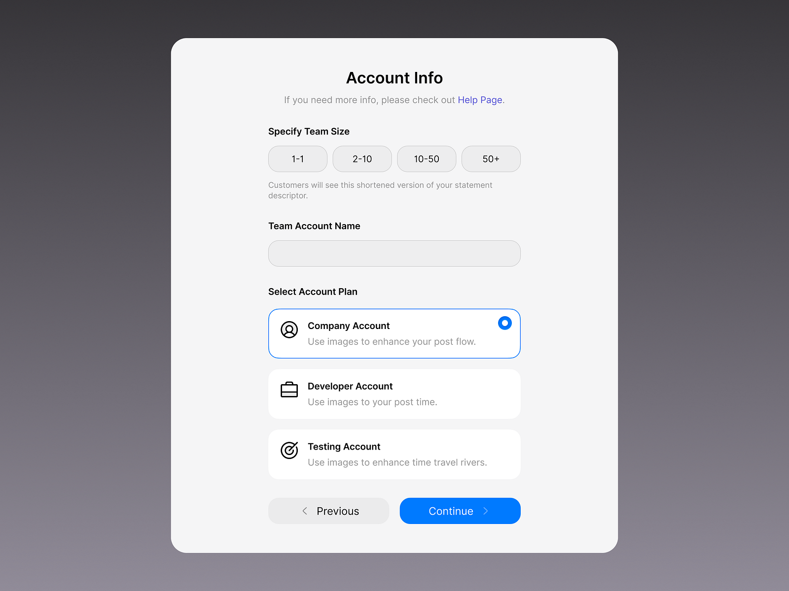 Account Info - Made with SnowUI by ByeWind on Dribbble