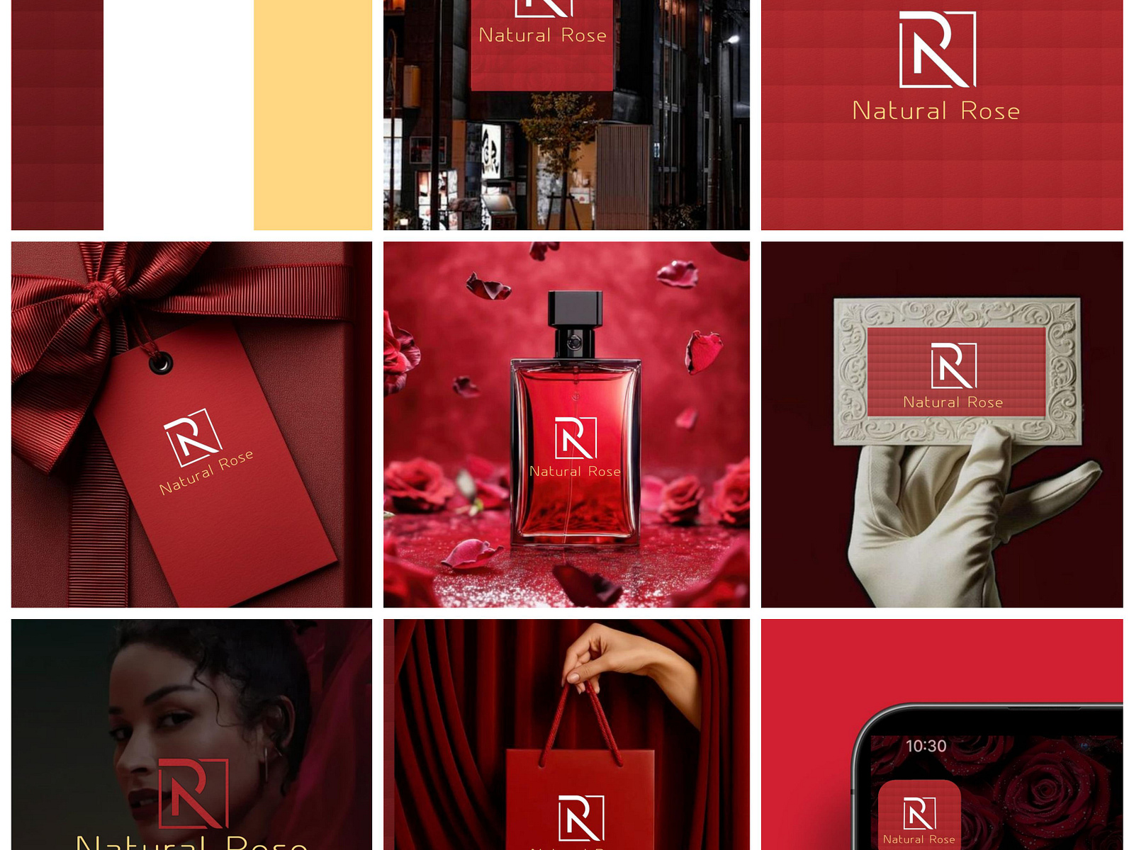 N+R Natural Rose perfume #brand #perfum by Vishal Kumar on Dribbble