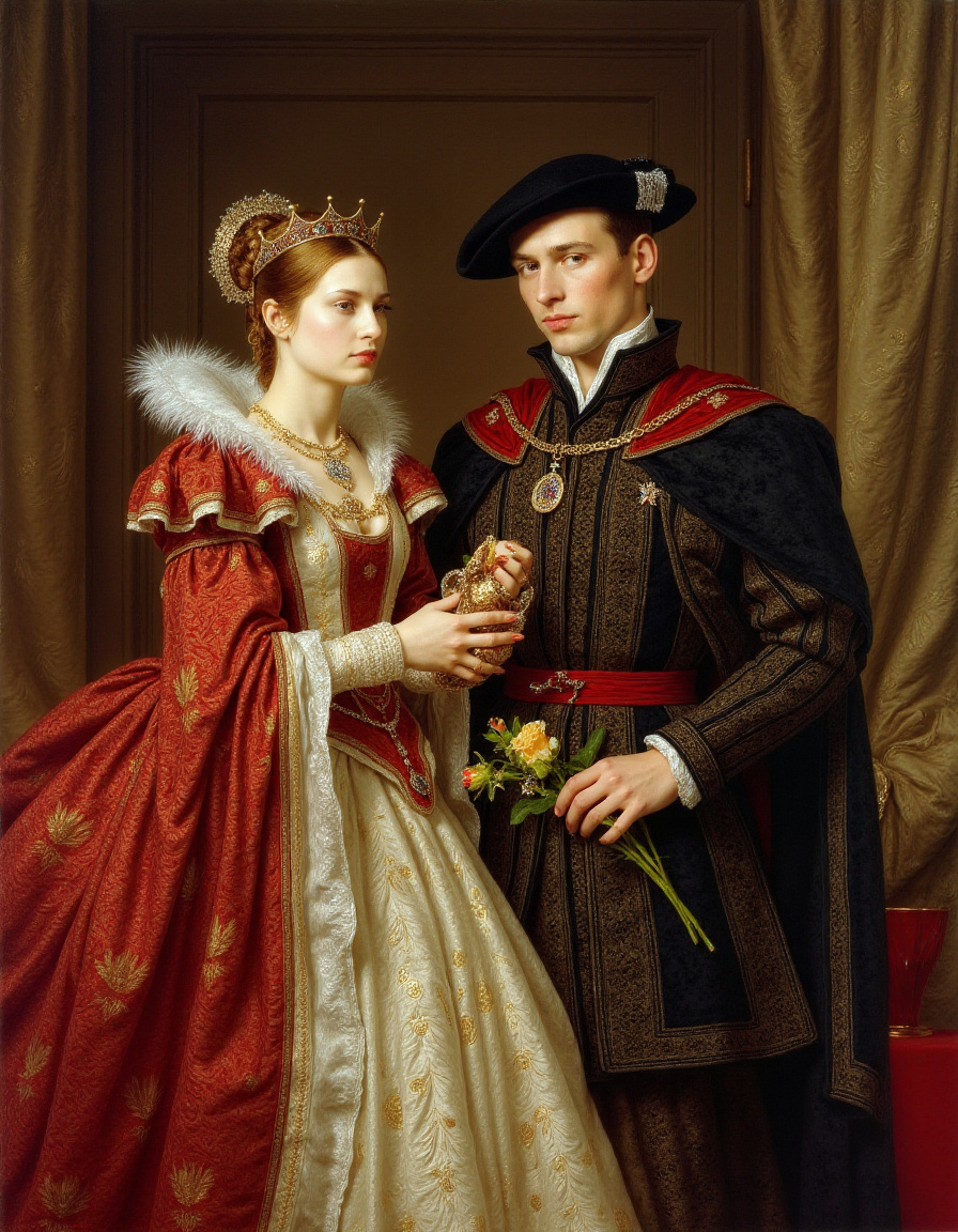 Tudor Valentine's Day by Lucie A Wesson on Dribbble