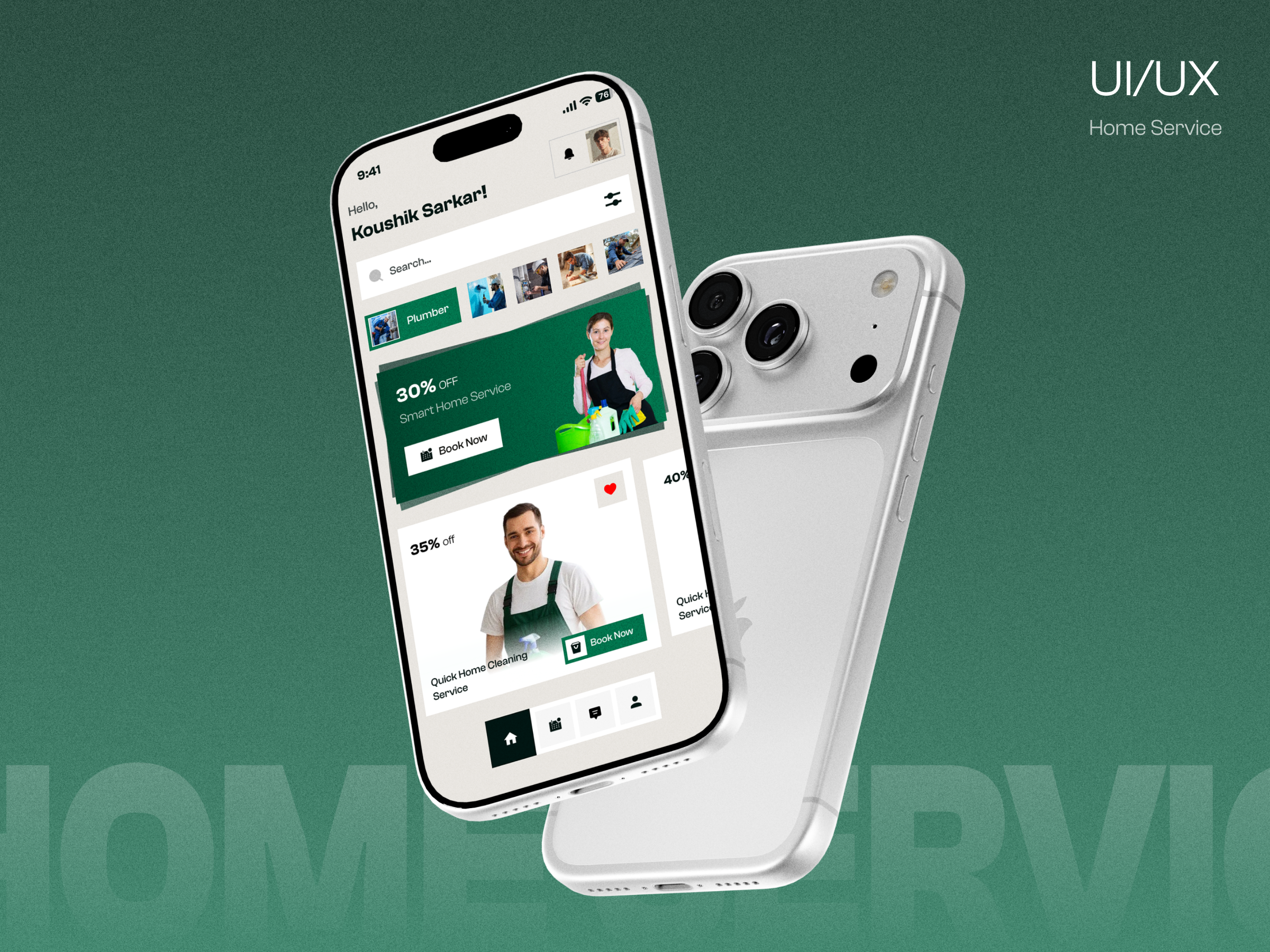 Home Services App – Smart Cleaning & Seamless Booking by Koushik Sarkar ...