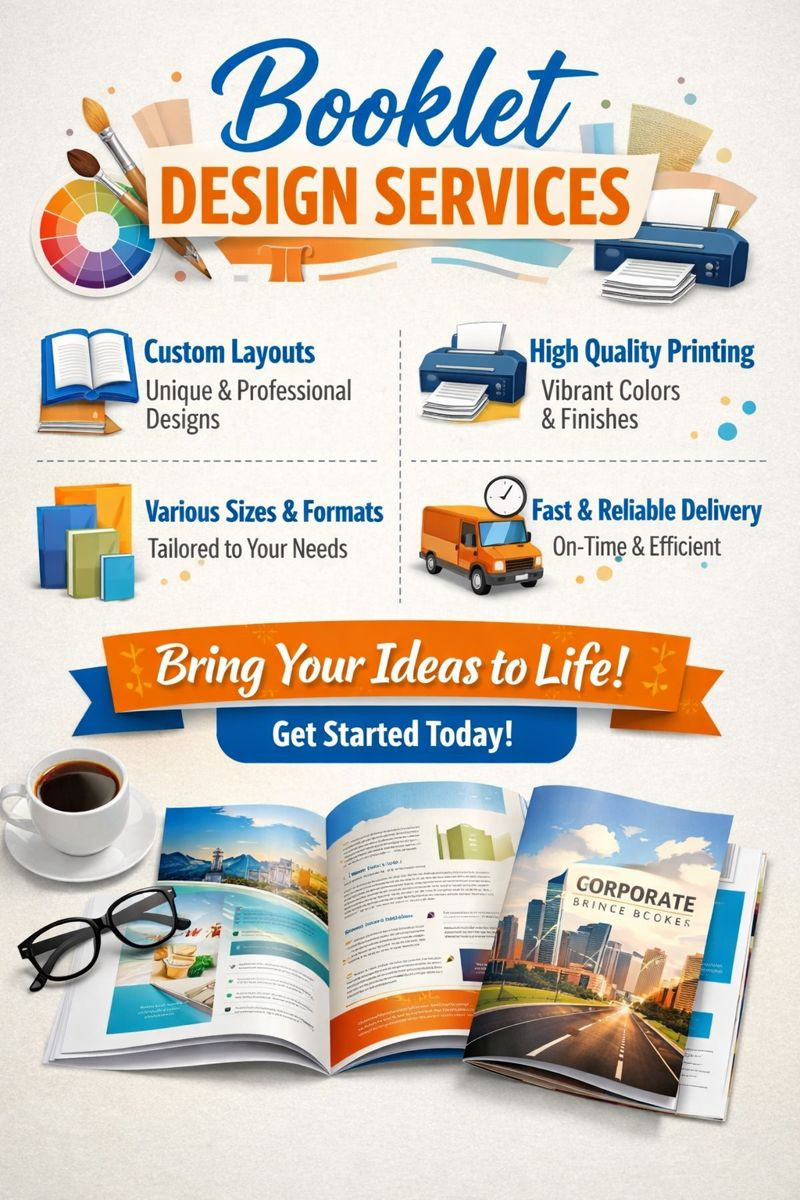 Booklet Design Services by Sprak Design on Dribbble