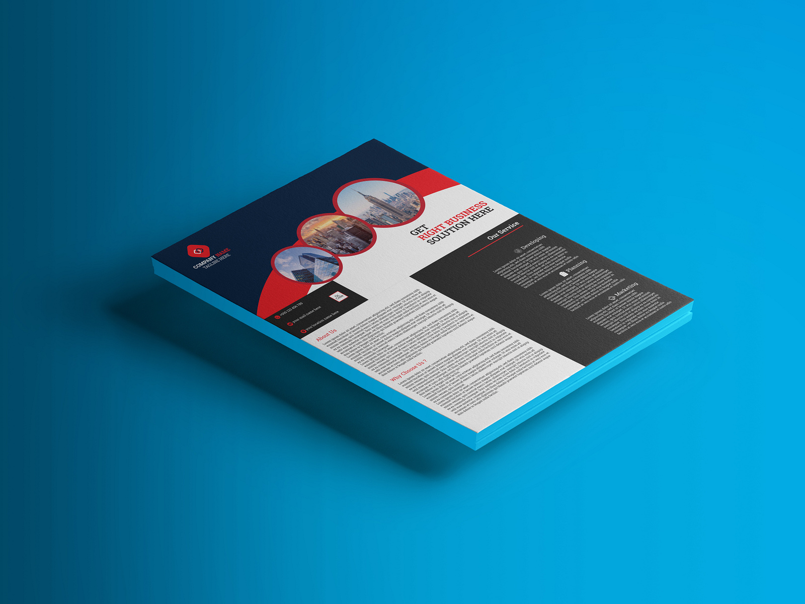 Professional Business Corporate Flyer Template by Al Amin on Dribbble