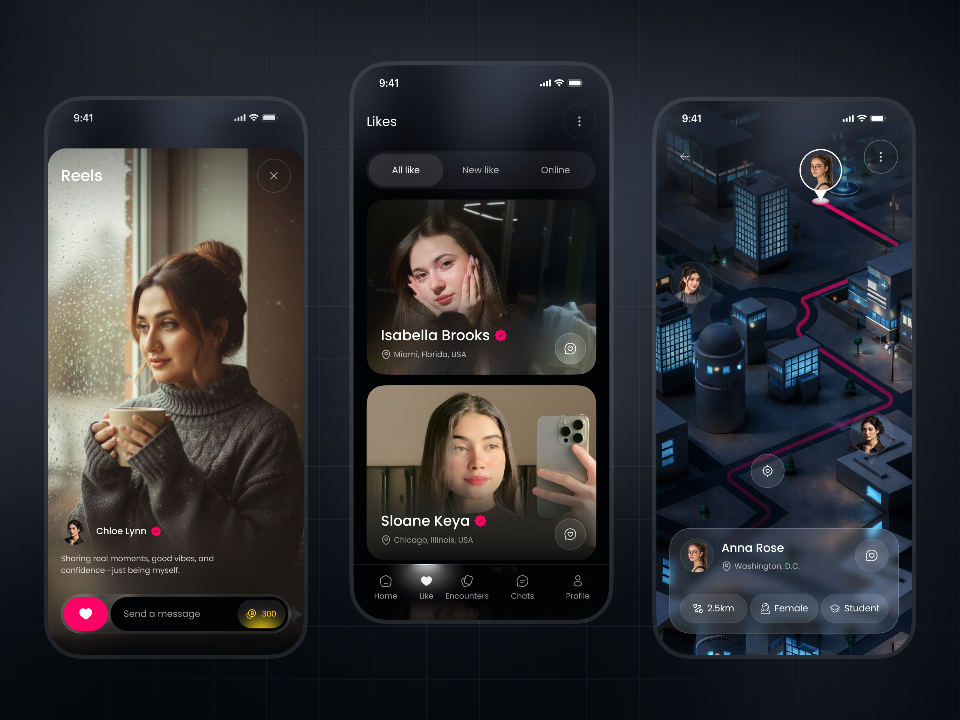 Dating Mobile App UI/UX Design by Mohammad Ali on Dribbble