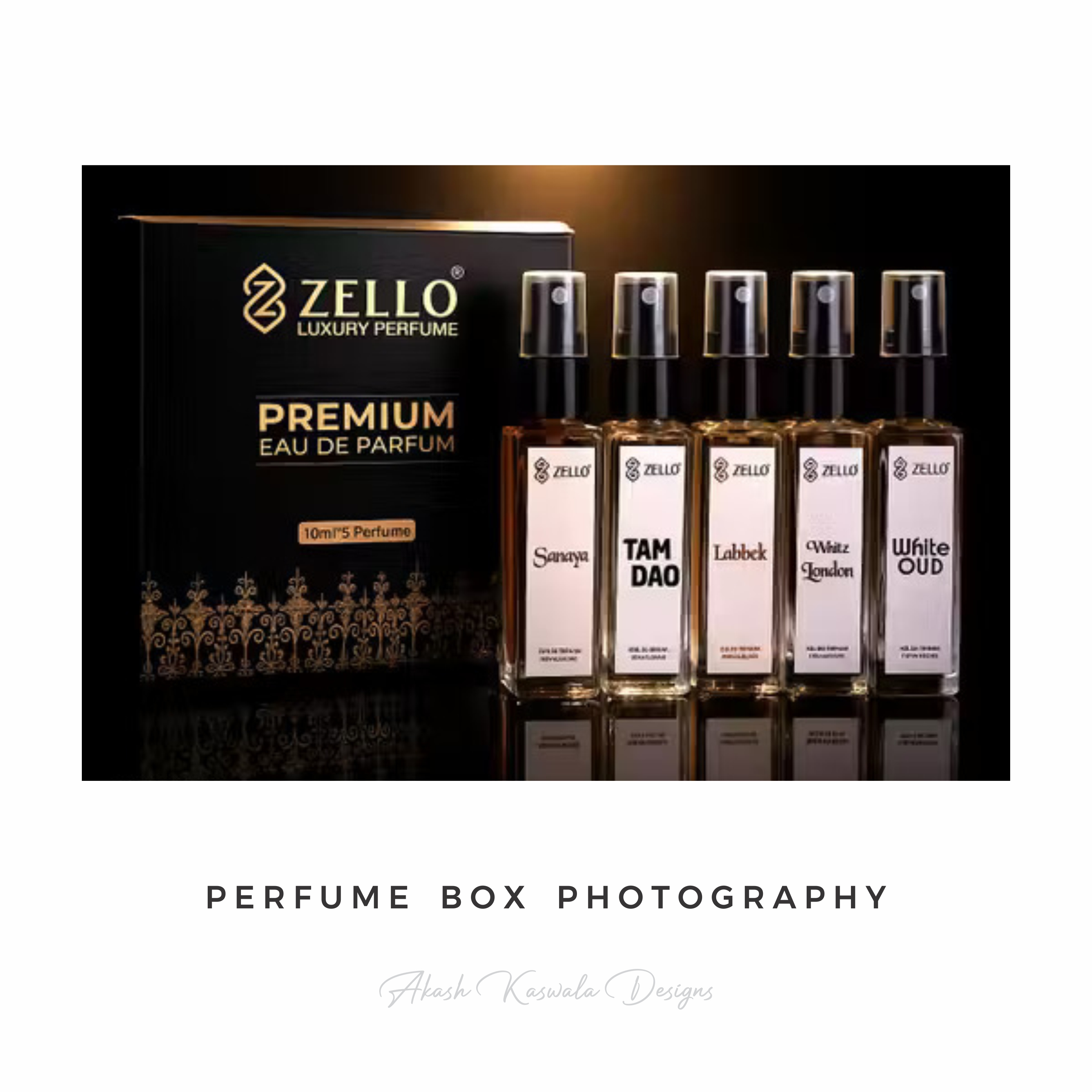 Perfume Box Design - Zello by akash kaswala on Dribbble