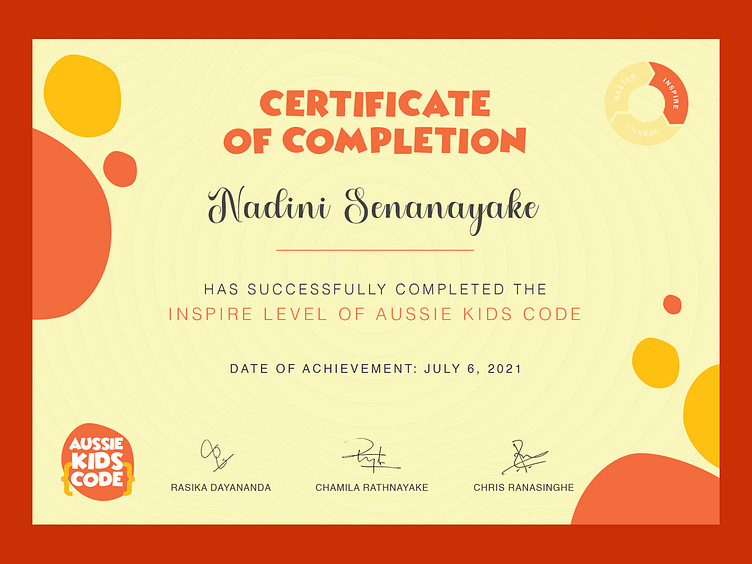 Graphic design | Certificate by Damitha on Dribbble