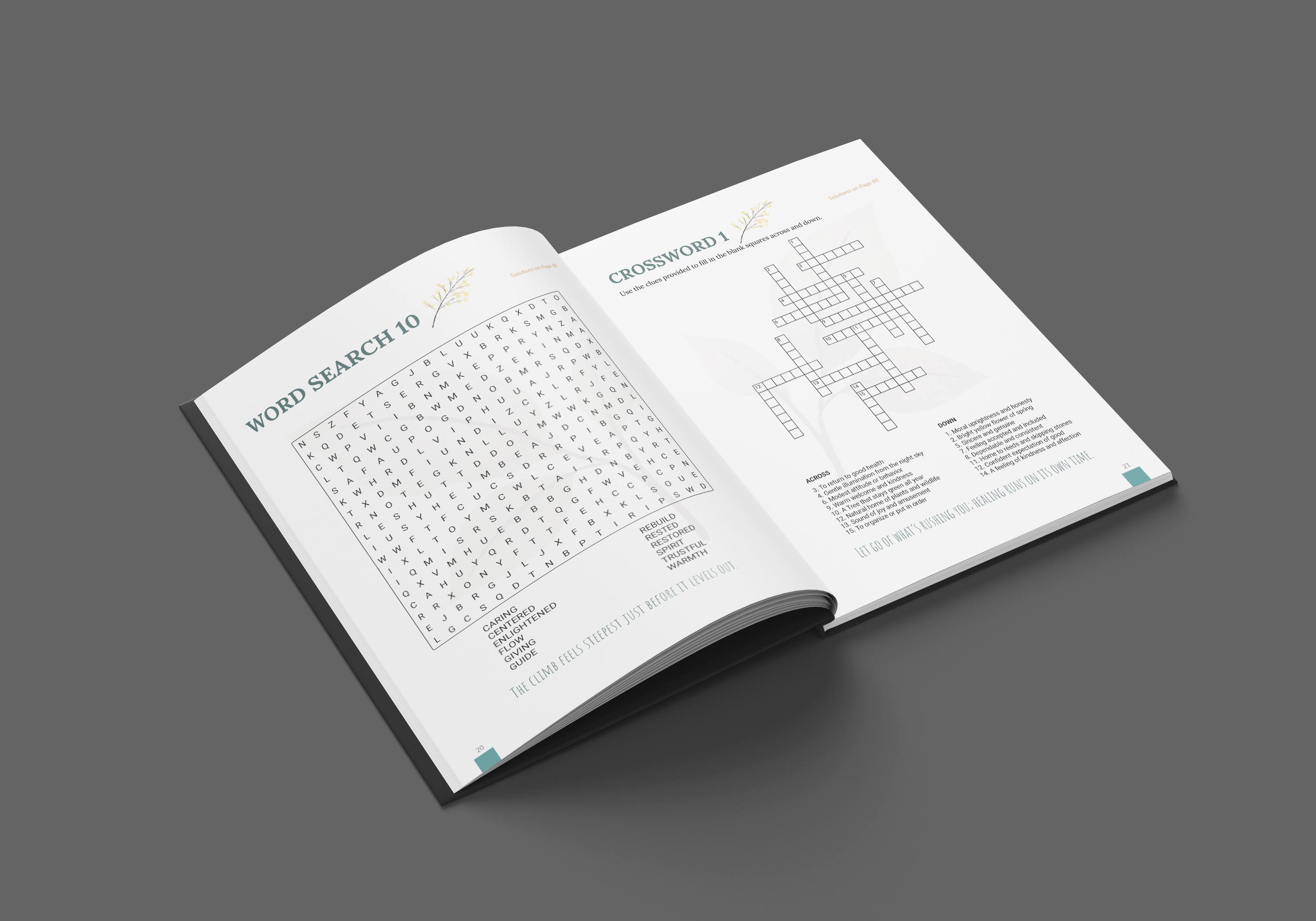 Healing & Wellness Activity Book Layout by Mehrab Hossain Meraj on Dribbble