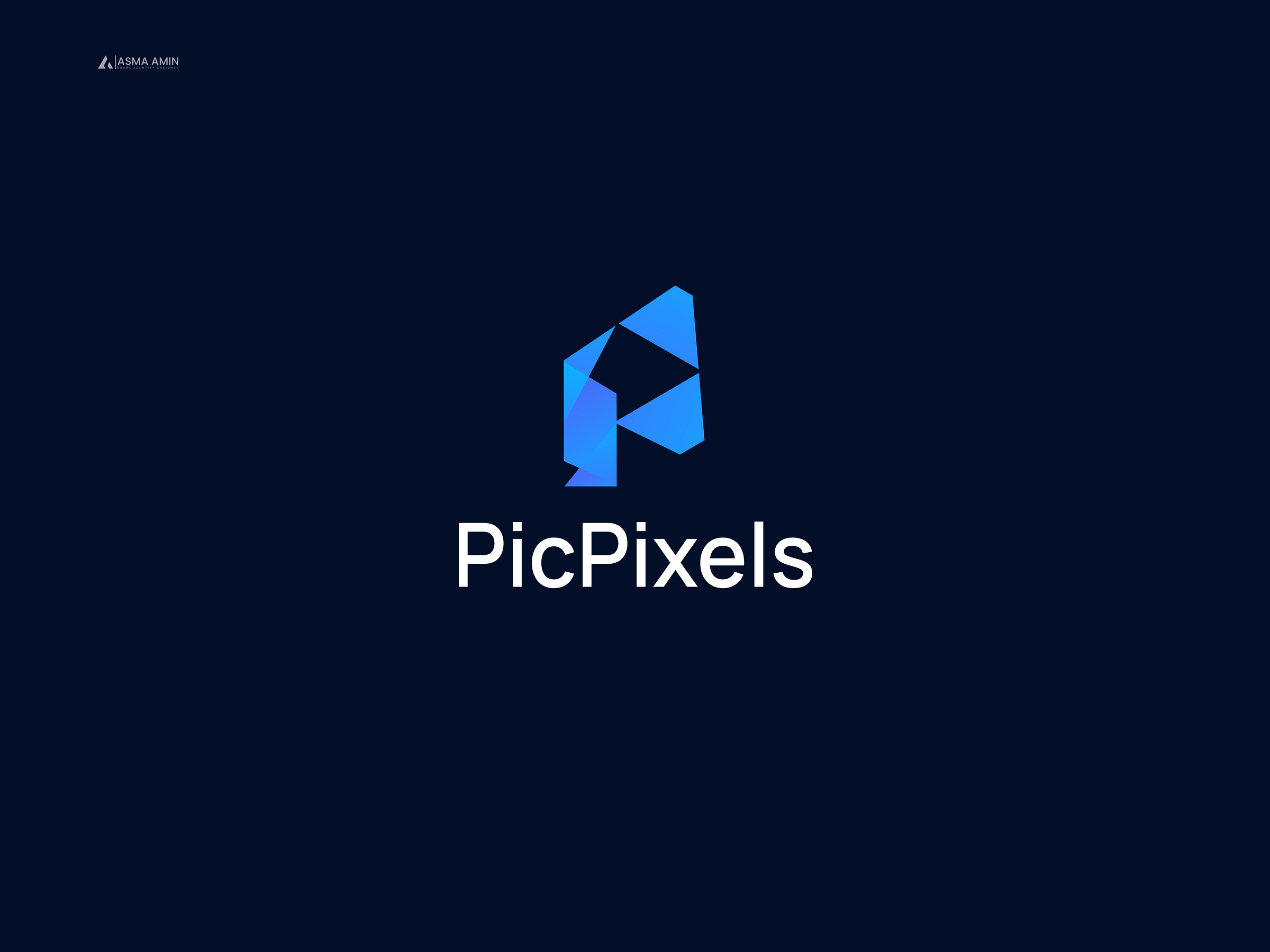 image editing company logo by AsmaAmin | Logo branding expert on Dribbble