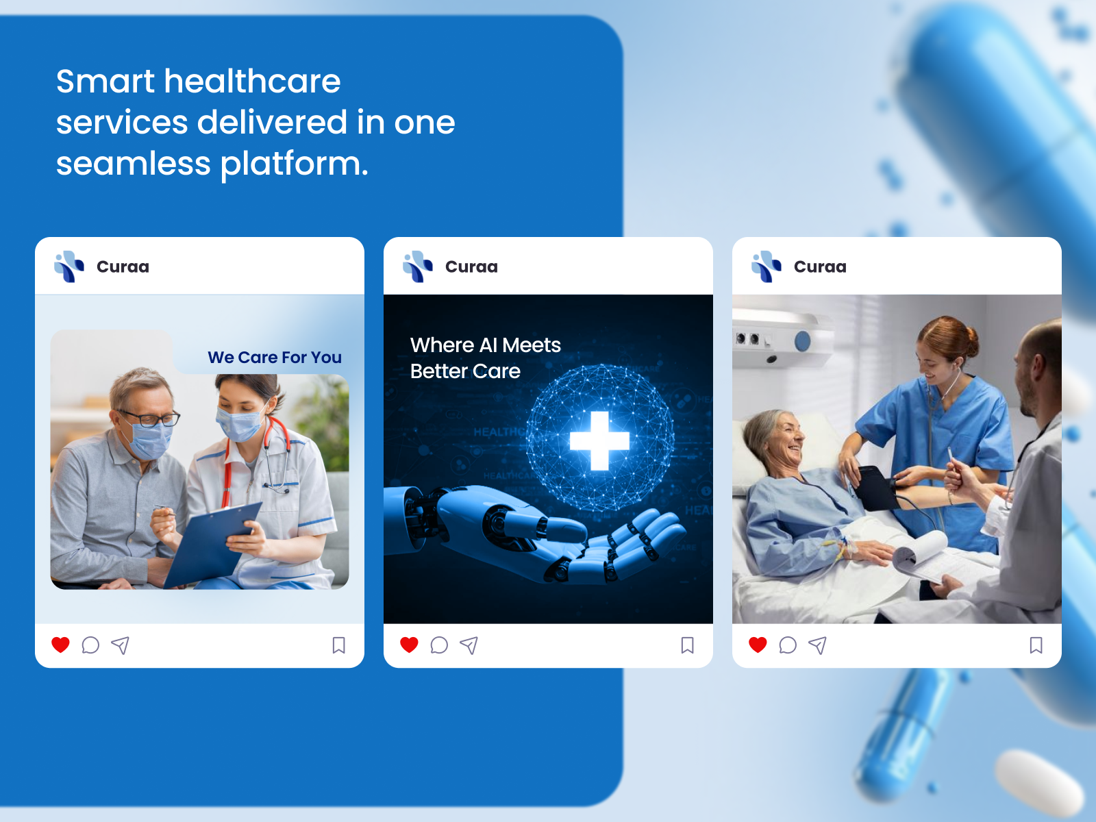 Curraa – Smart Healthcare Platform UI/UX by MQoS UI/UX for MultiQoS on Dribbble