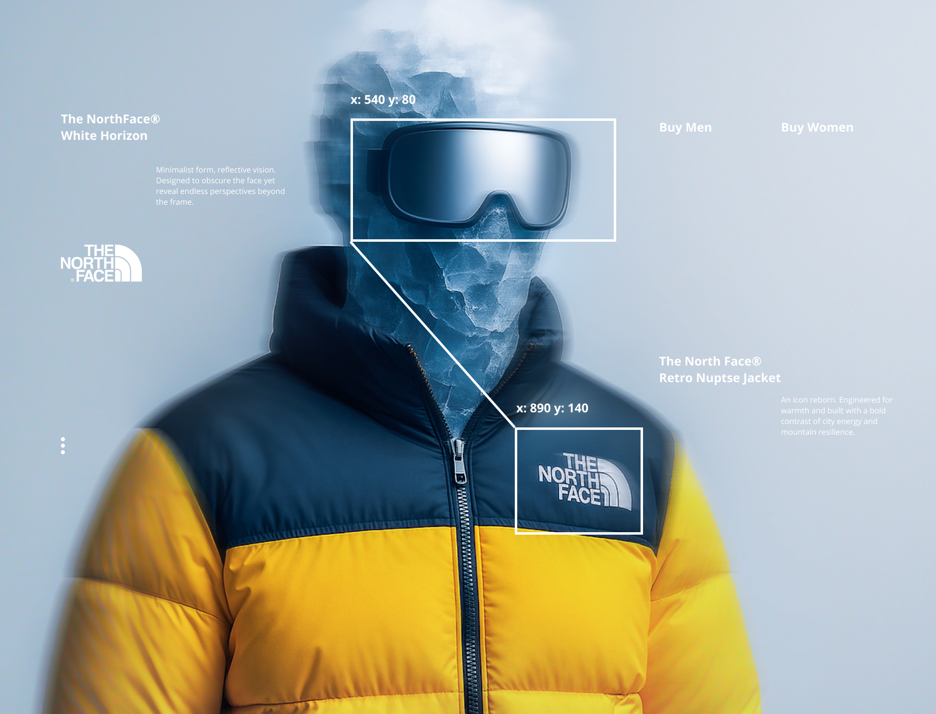 The NorthFace | Cold Surge by Matthew on Dribbble