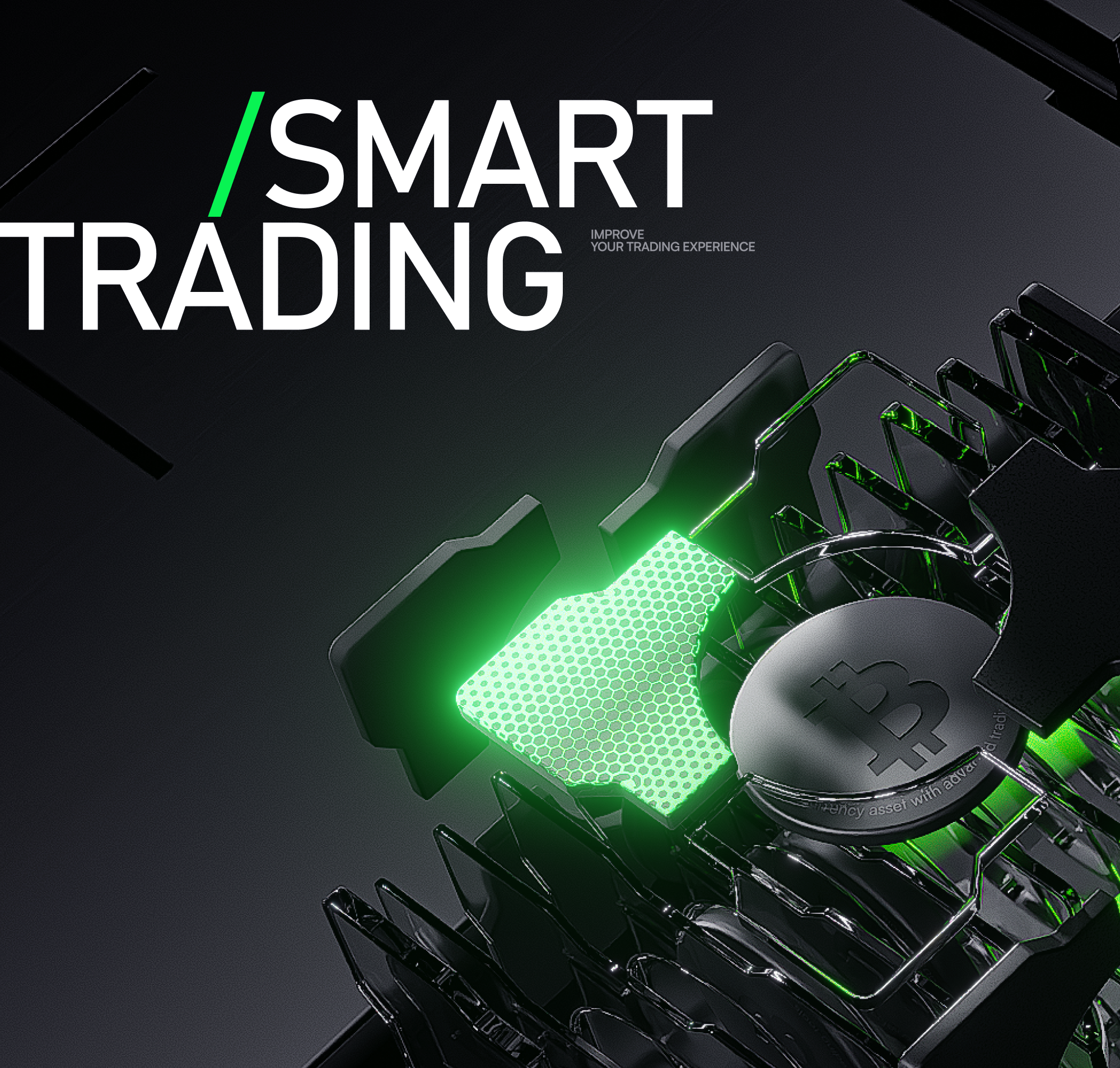 3D Crypto Graphics Animation by Bproject on Dribbble