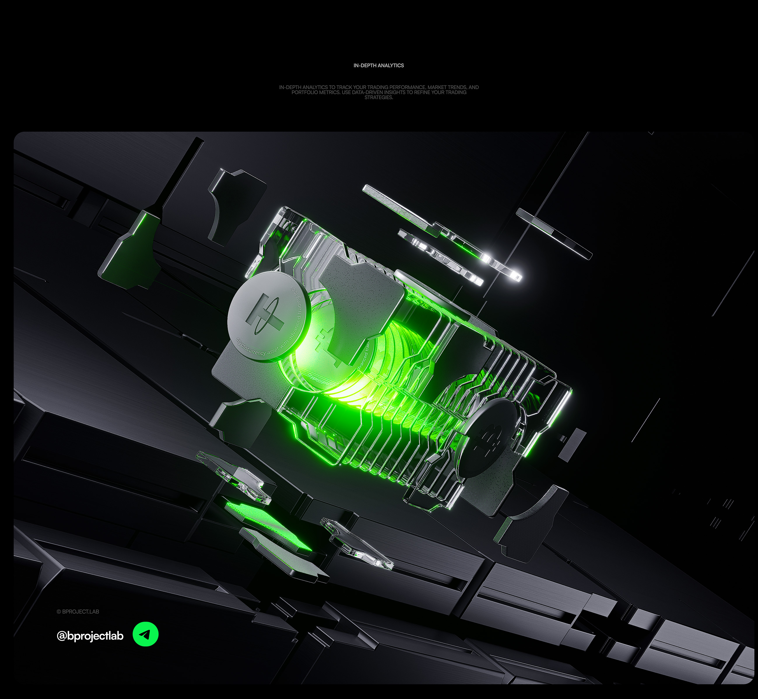 3D Crypto Graphics Animation by Bproject on Dribbble