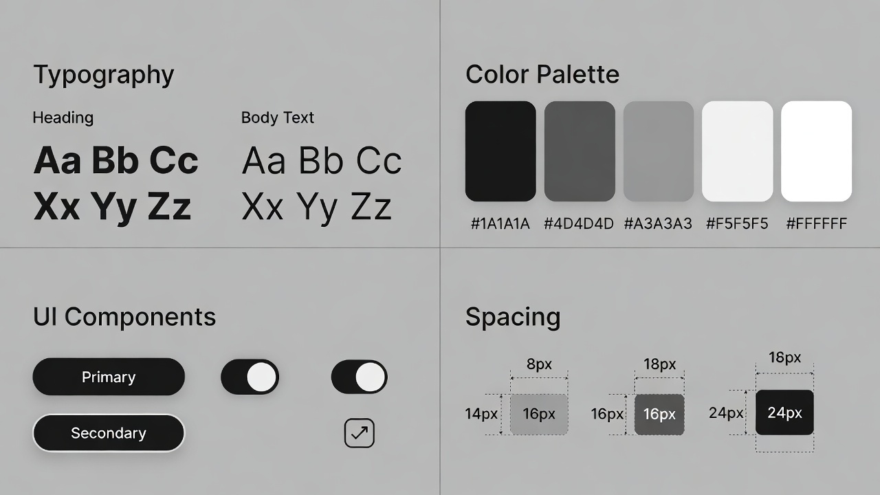 Design System Foundations — Typography & Layout by Cliprise - UI ...