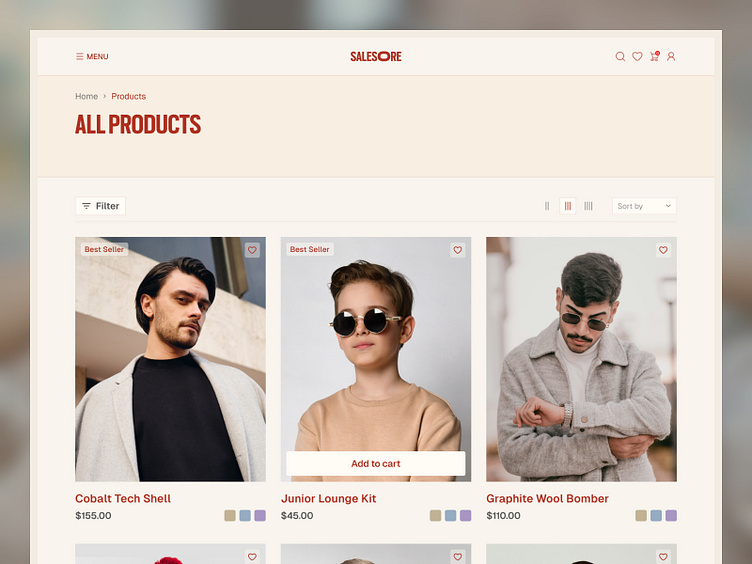 Modern E-commerce Website UI by wincasoft for Wincasoft Official on ...