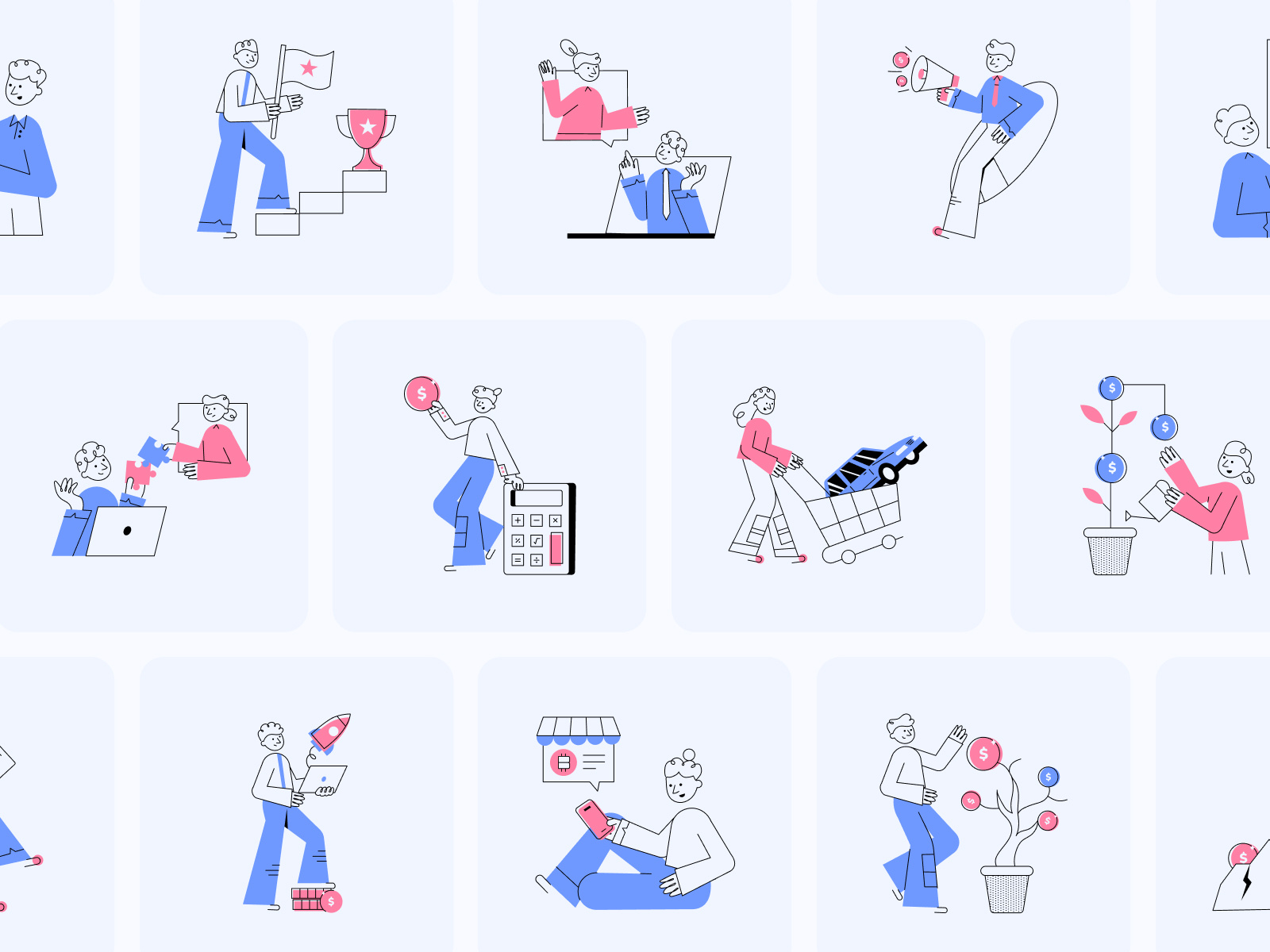 Professional Growth Illustrations by Smashing Stocks on Dribbble