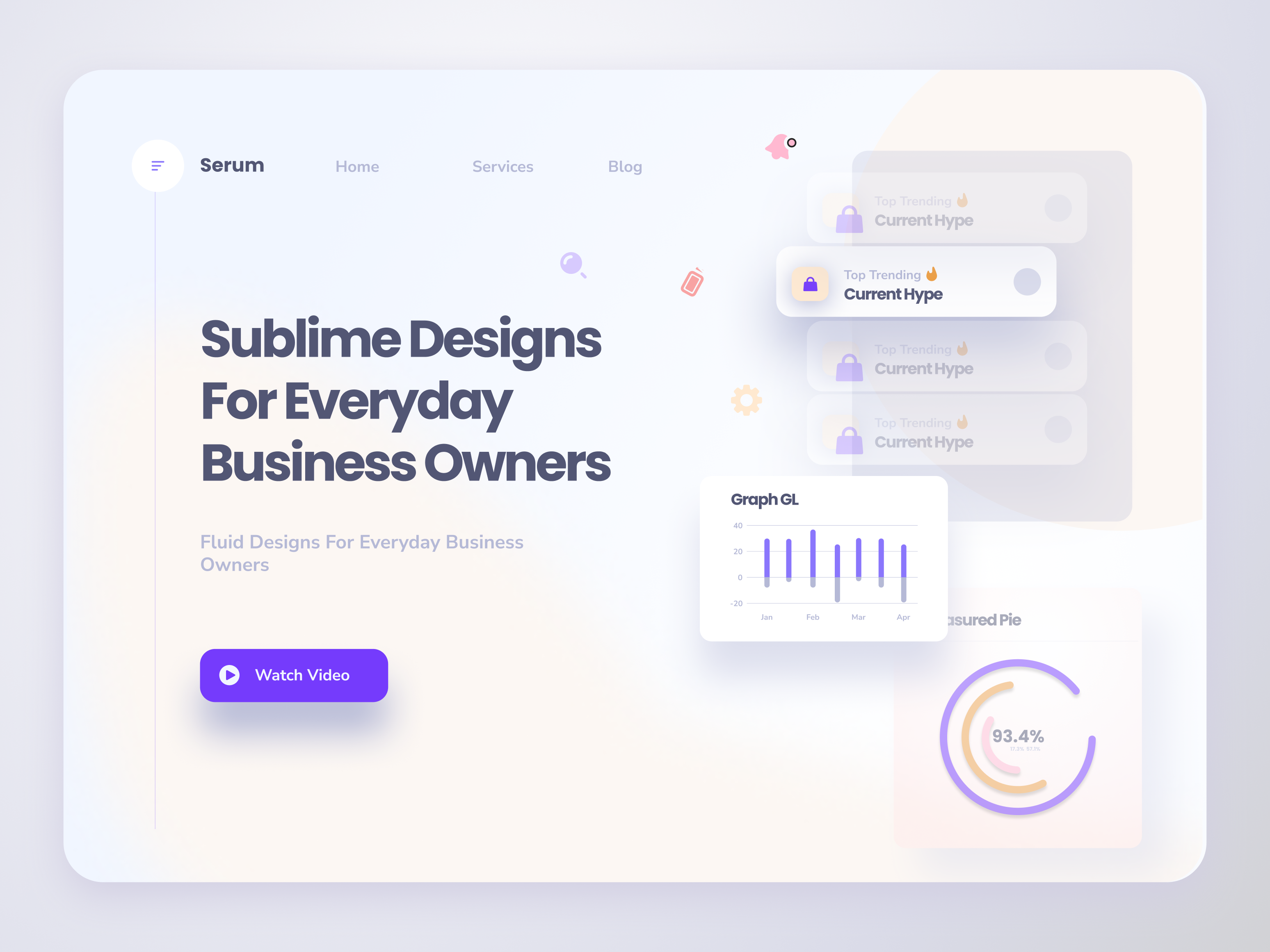 Homepage UI Design (UI Animation) by William Chidube on Dribbble