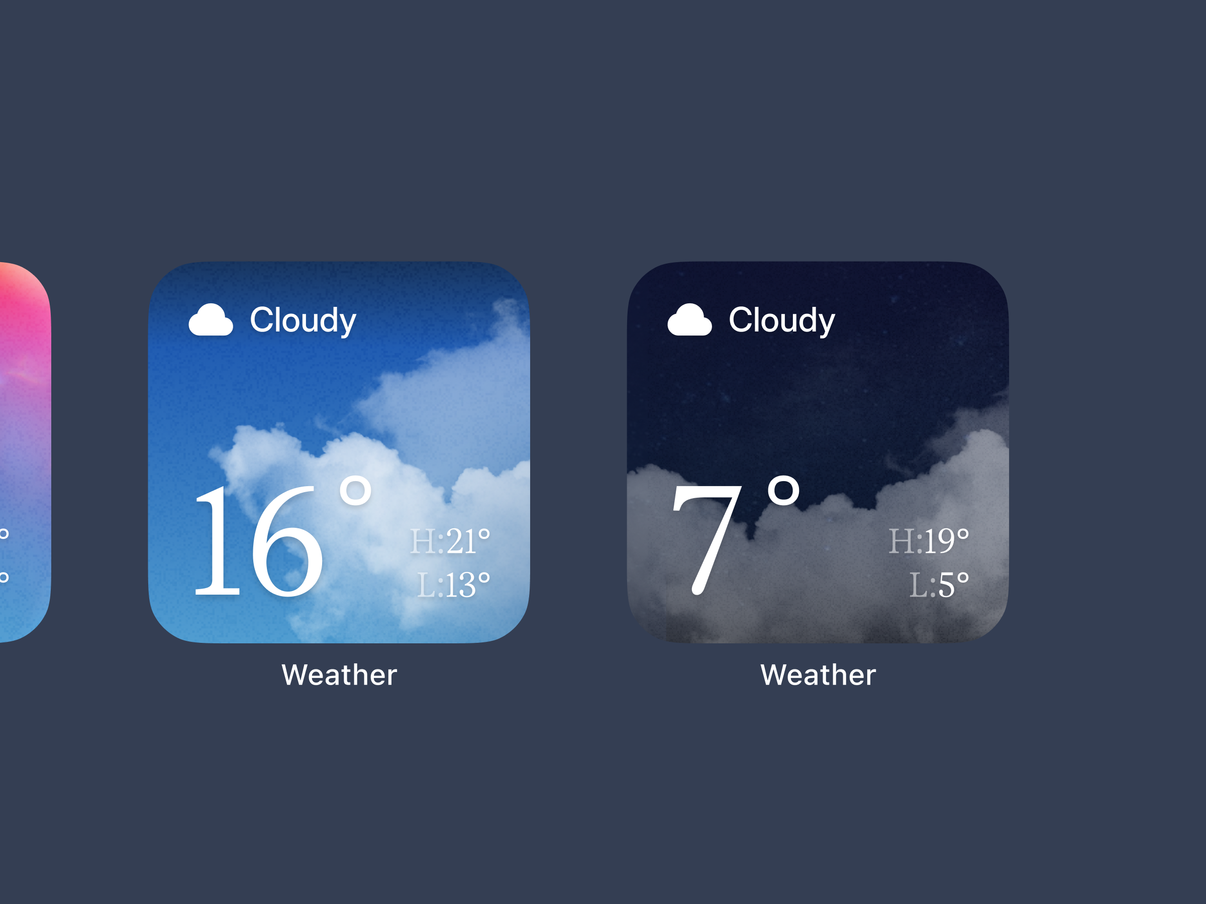 iOS Weather Widget by Artur Lopato on Dribbble